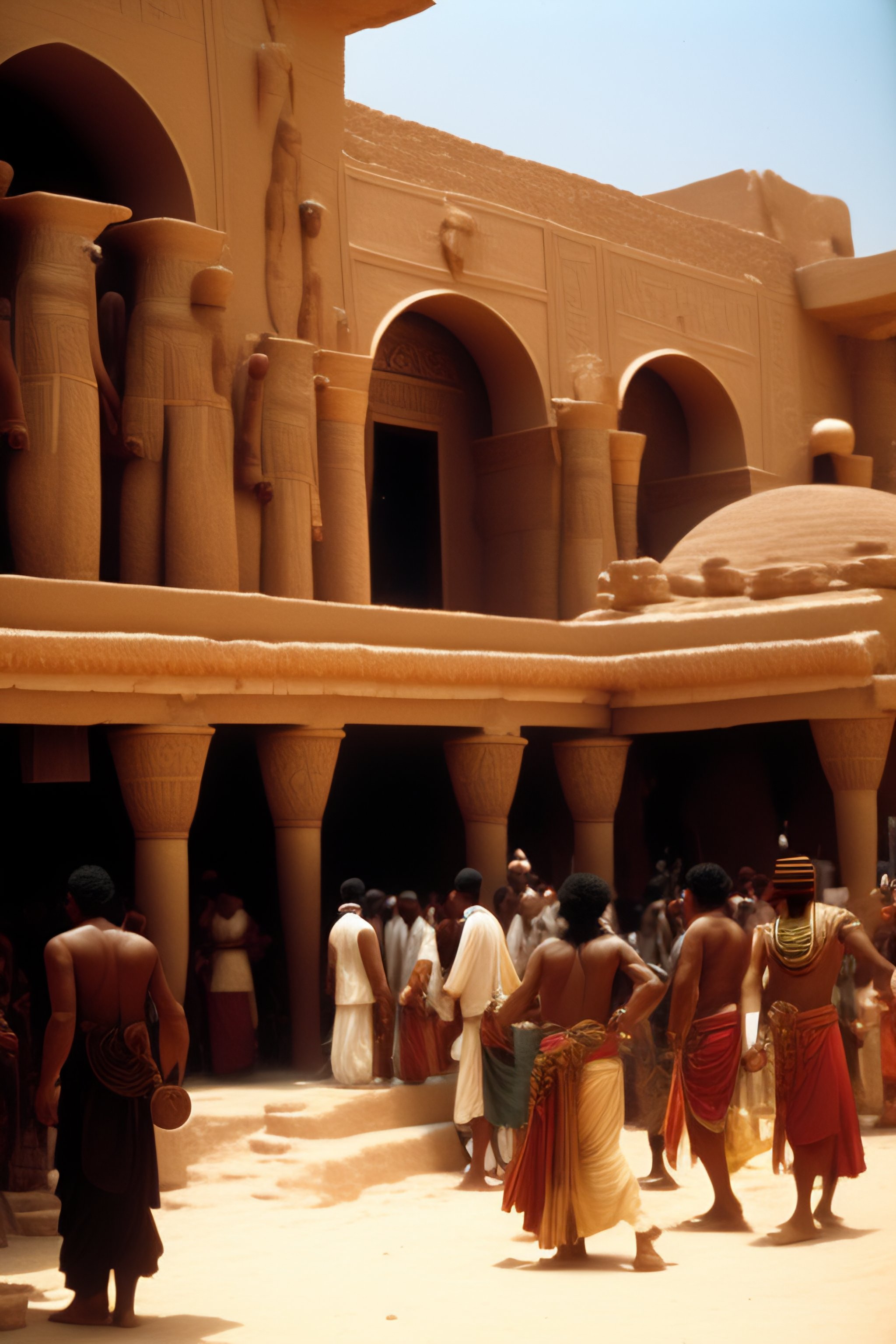 Lexica - Gorgeous cinematography wide shot of Ancient Egypt, Egyptian ...