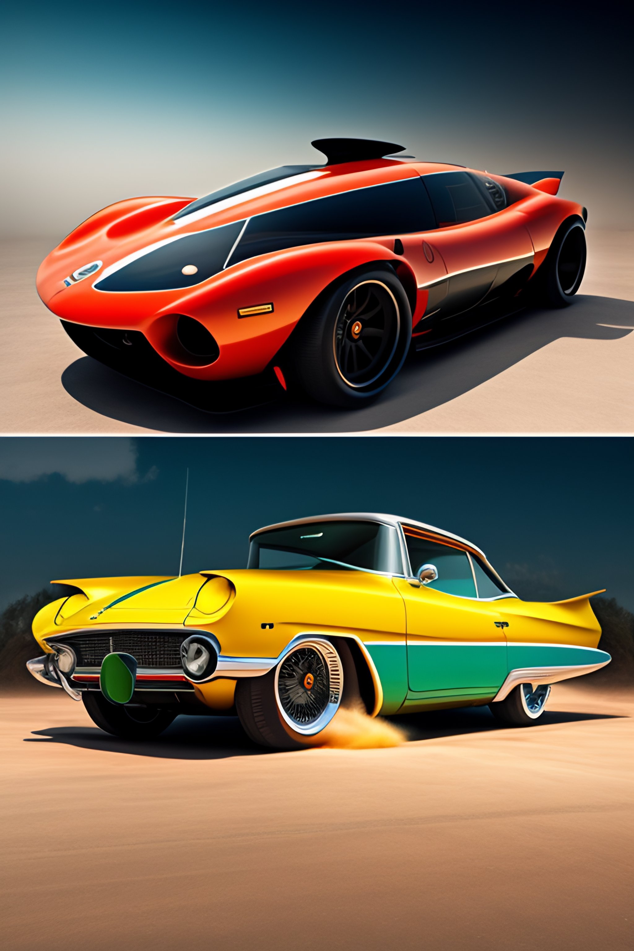 Lexica - 2d car image