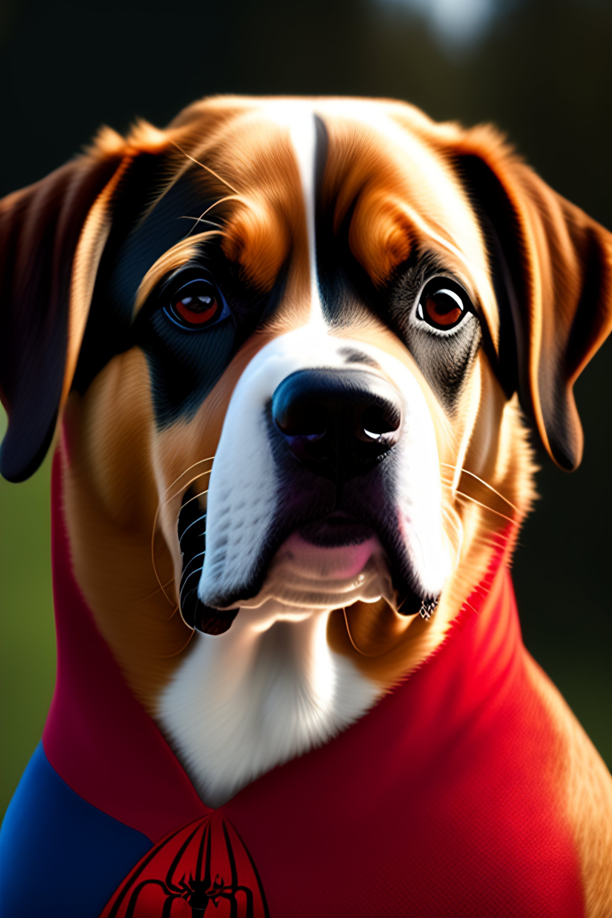 Lexica - Spiderman, dog