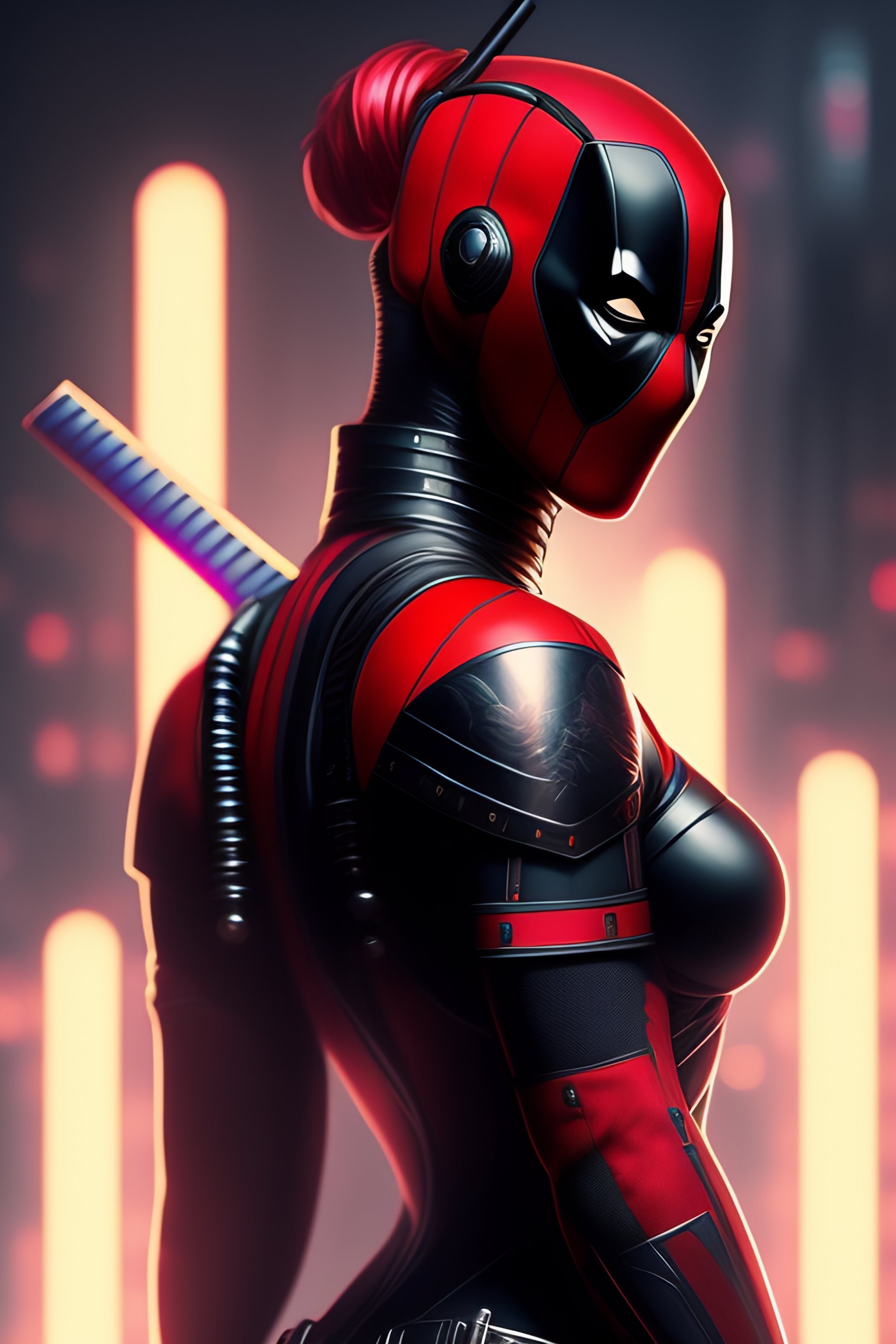 Lady Deadpool Wallpaper 1920x1080