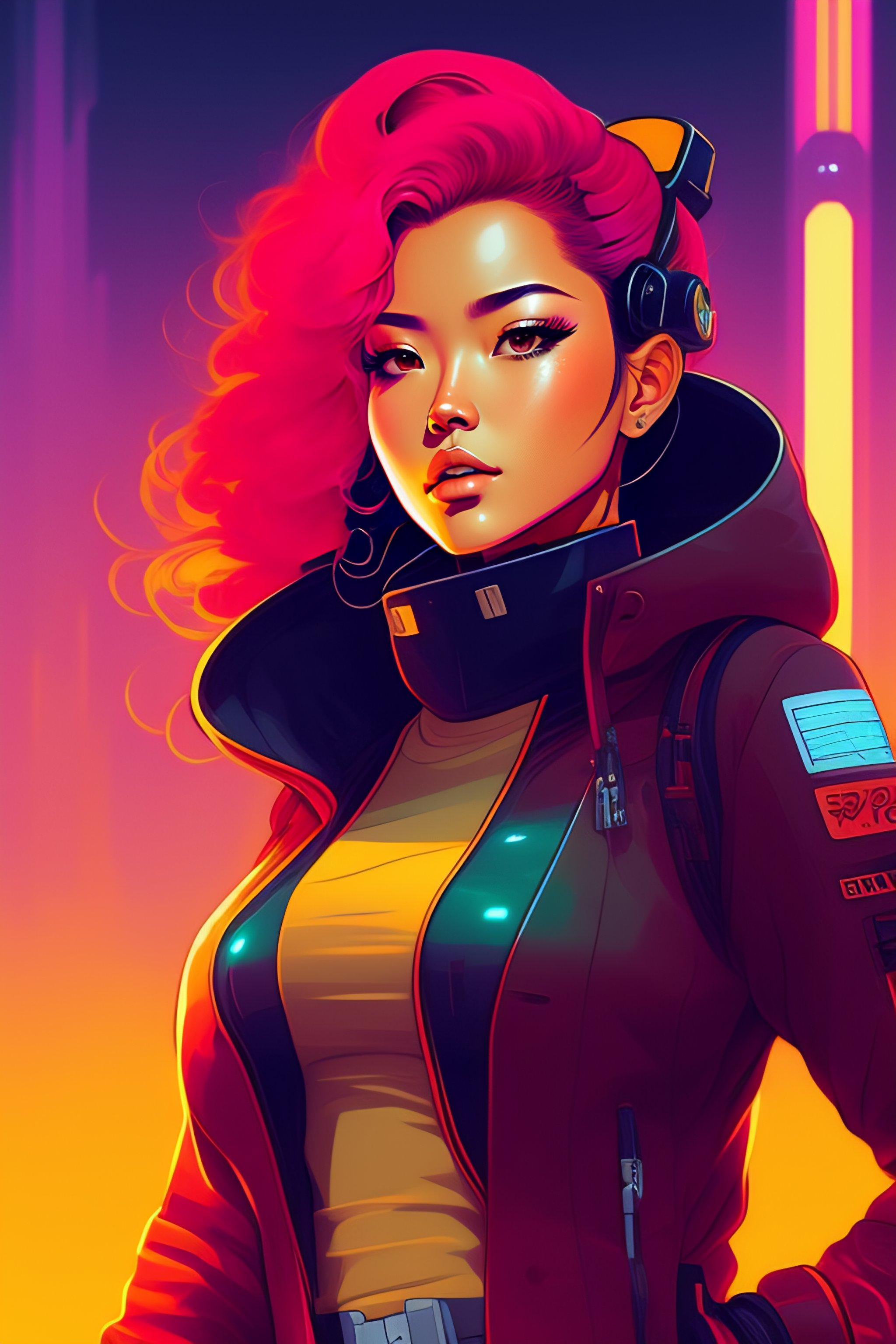 Lexica - Woman cyborg,style of Laurie Greasley, studio ghibli, akira ...