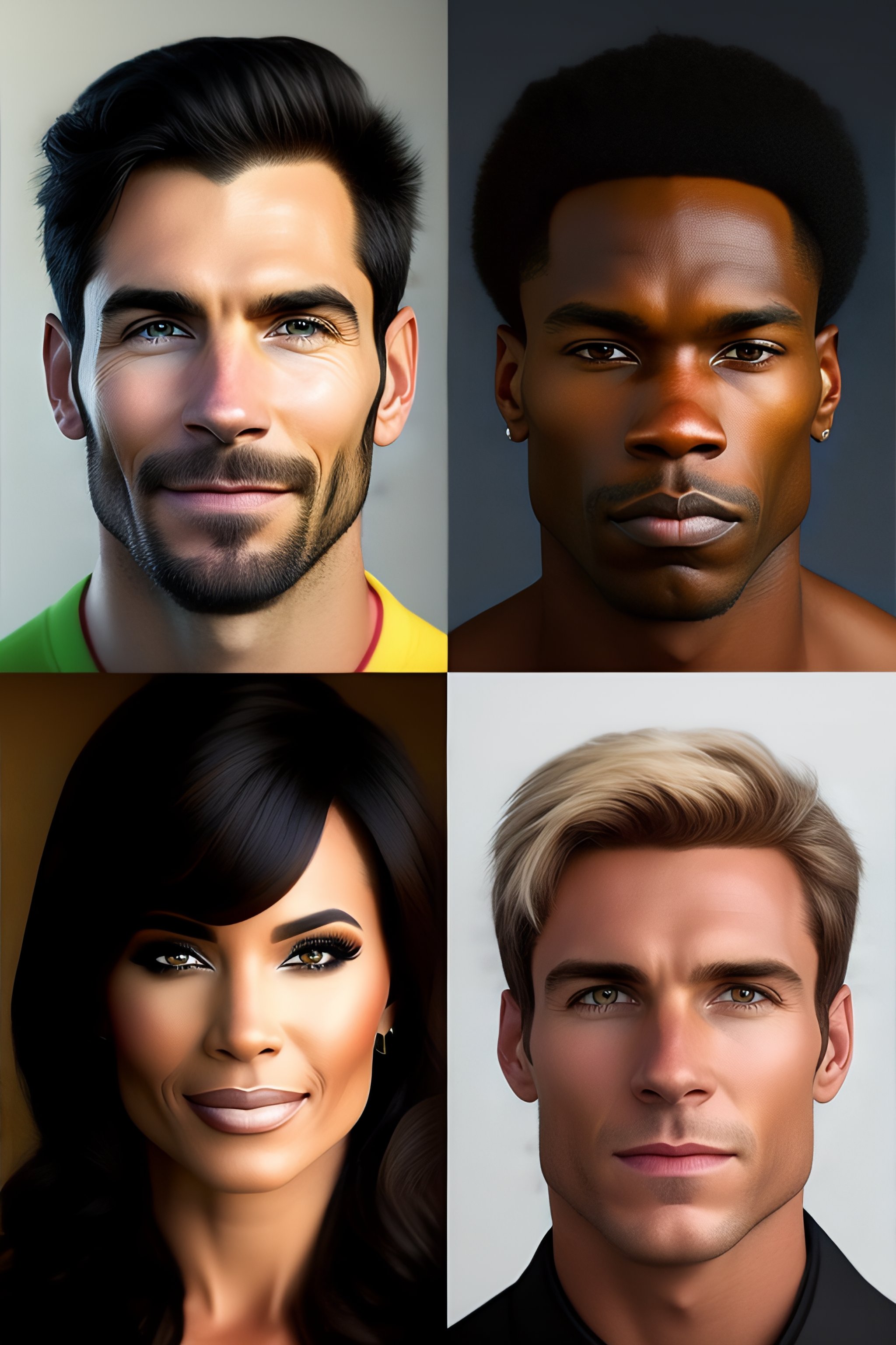 Lexica - True animal-human merged fantasy race faces out of Midge