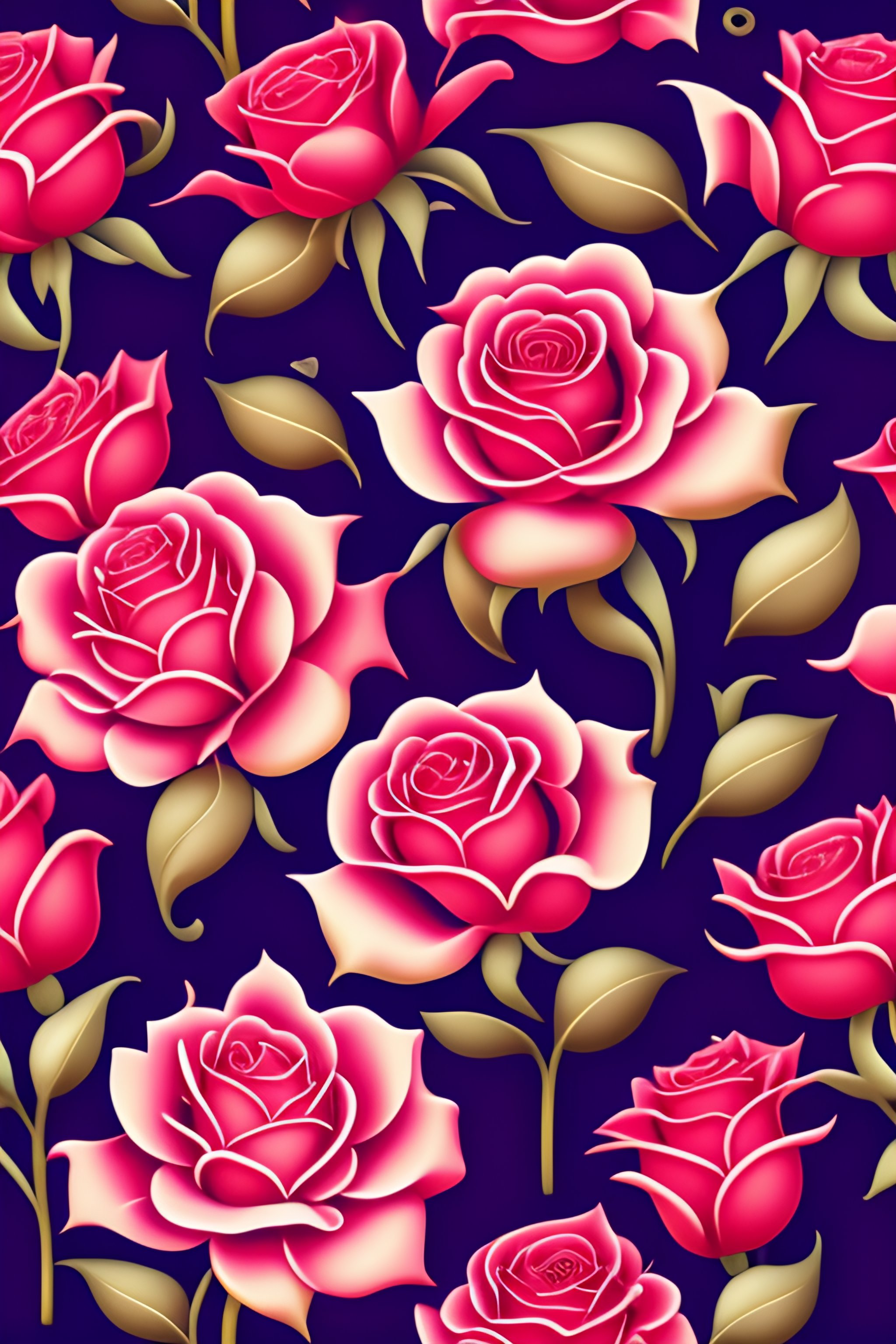 Lexica - Rose pattern solid background SVG, hyper detailed, ultra-sharp ...