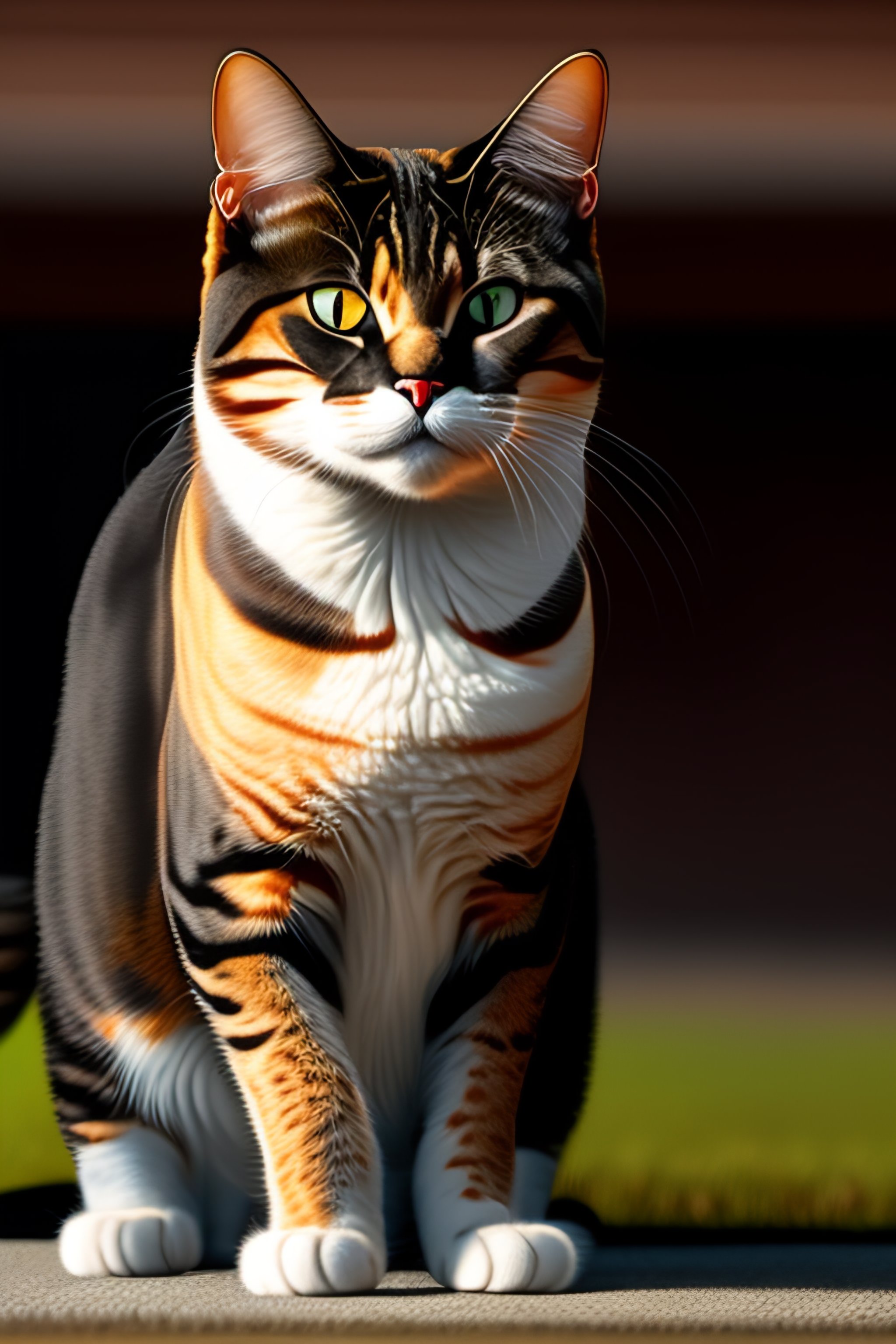 Lexica - Show me a picture of a angry cat with rabies