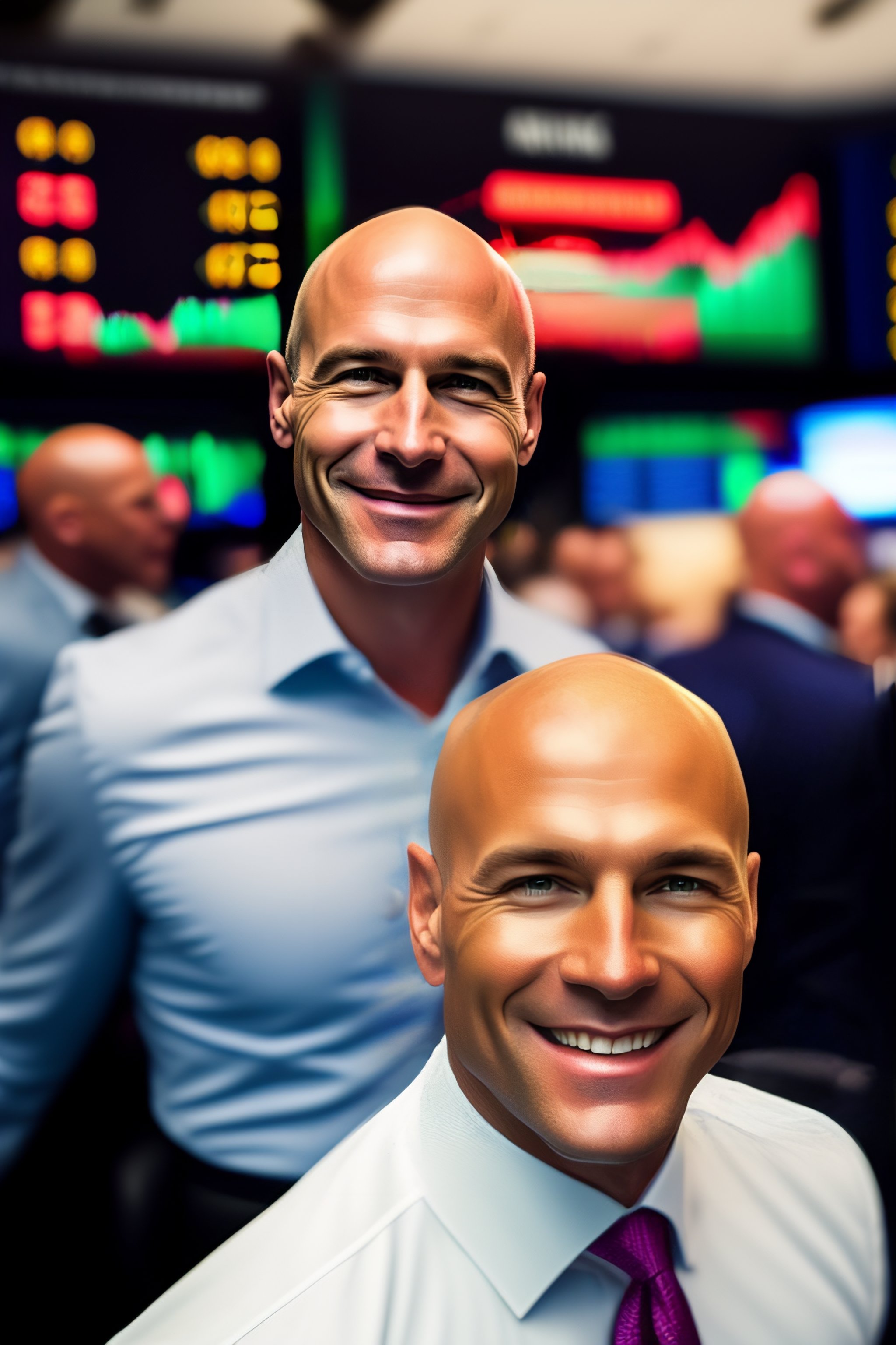 Lexica - Happy,excited,bald, futures traders making money,Markets going ...