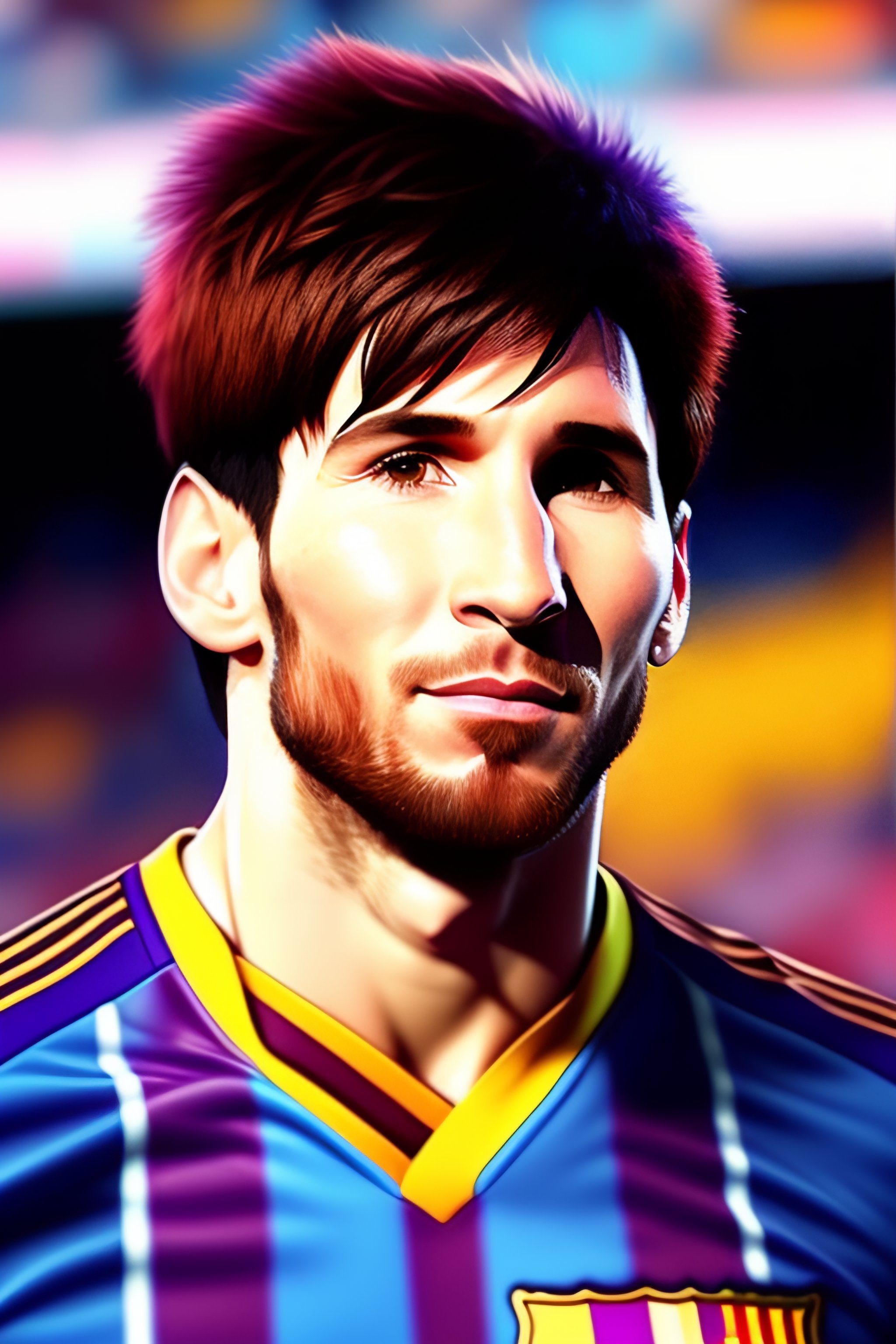 Lexica - Lionel messi drawn as an anime charcter