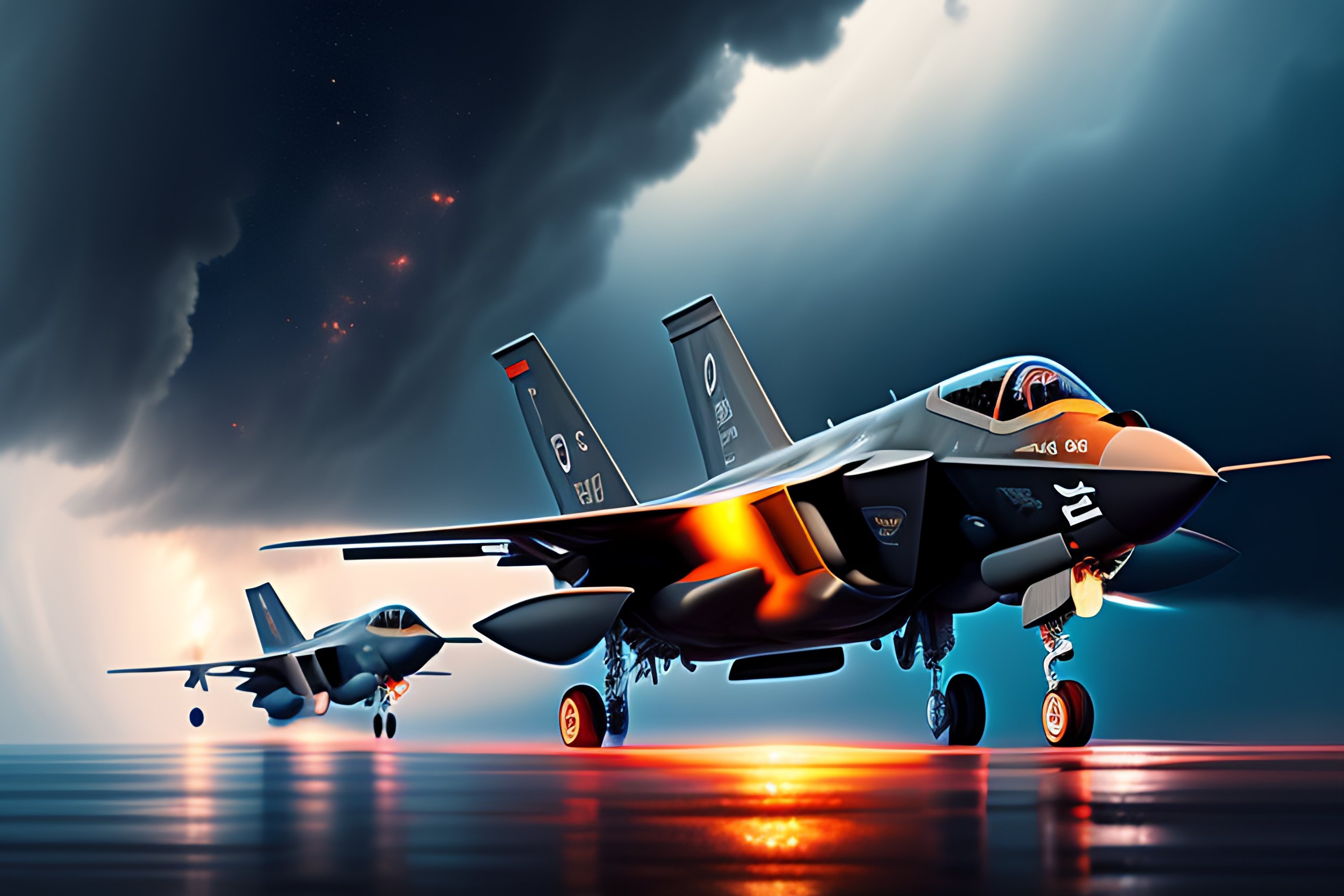 Lexica - F 3 5 jets in the storm clouds of jupiter, by cedric ...