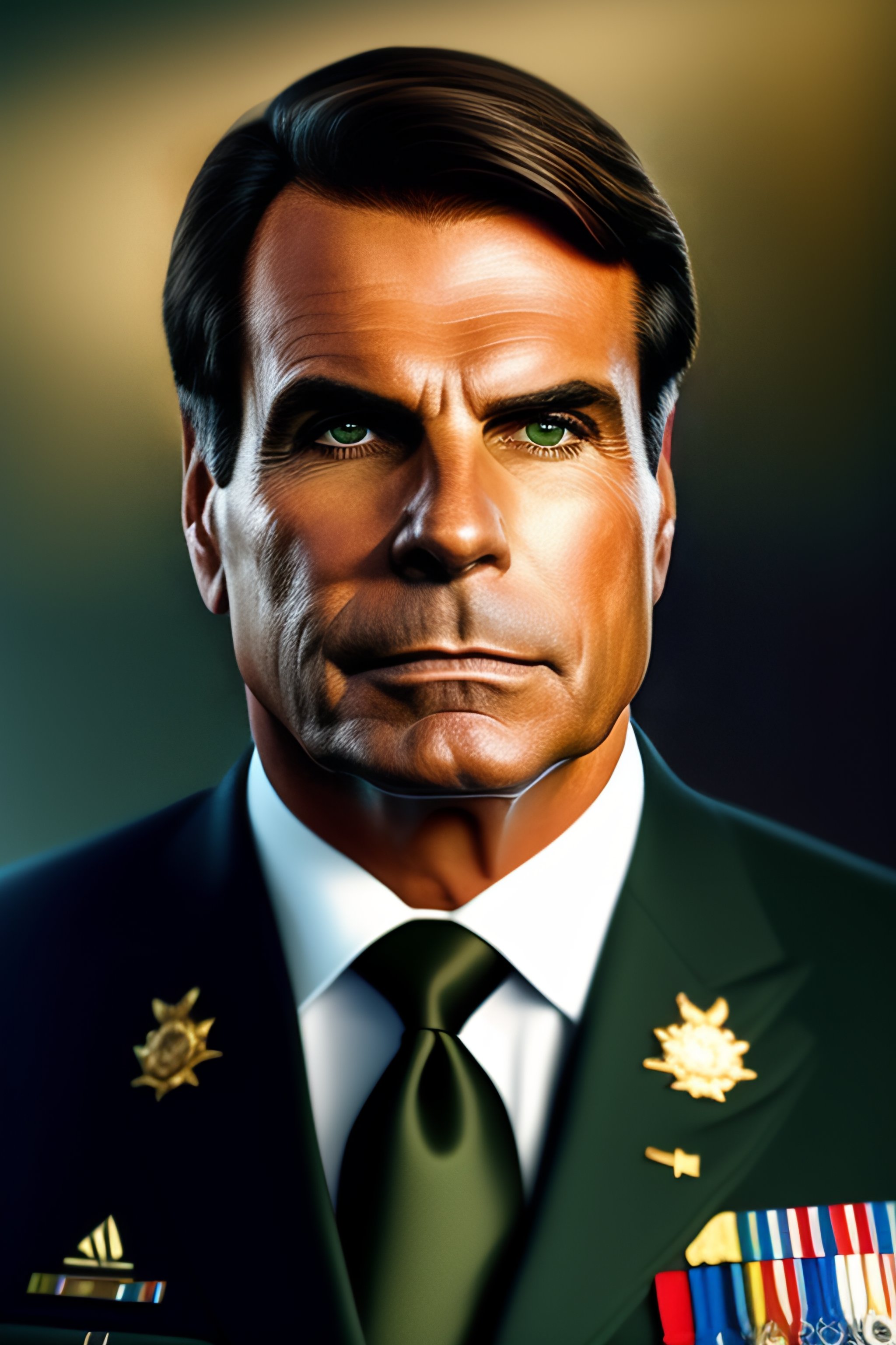 Lexica - A full-body portrait of Brazilian President Jair Bolsonaro ...