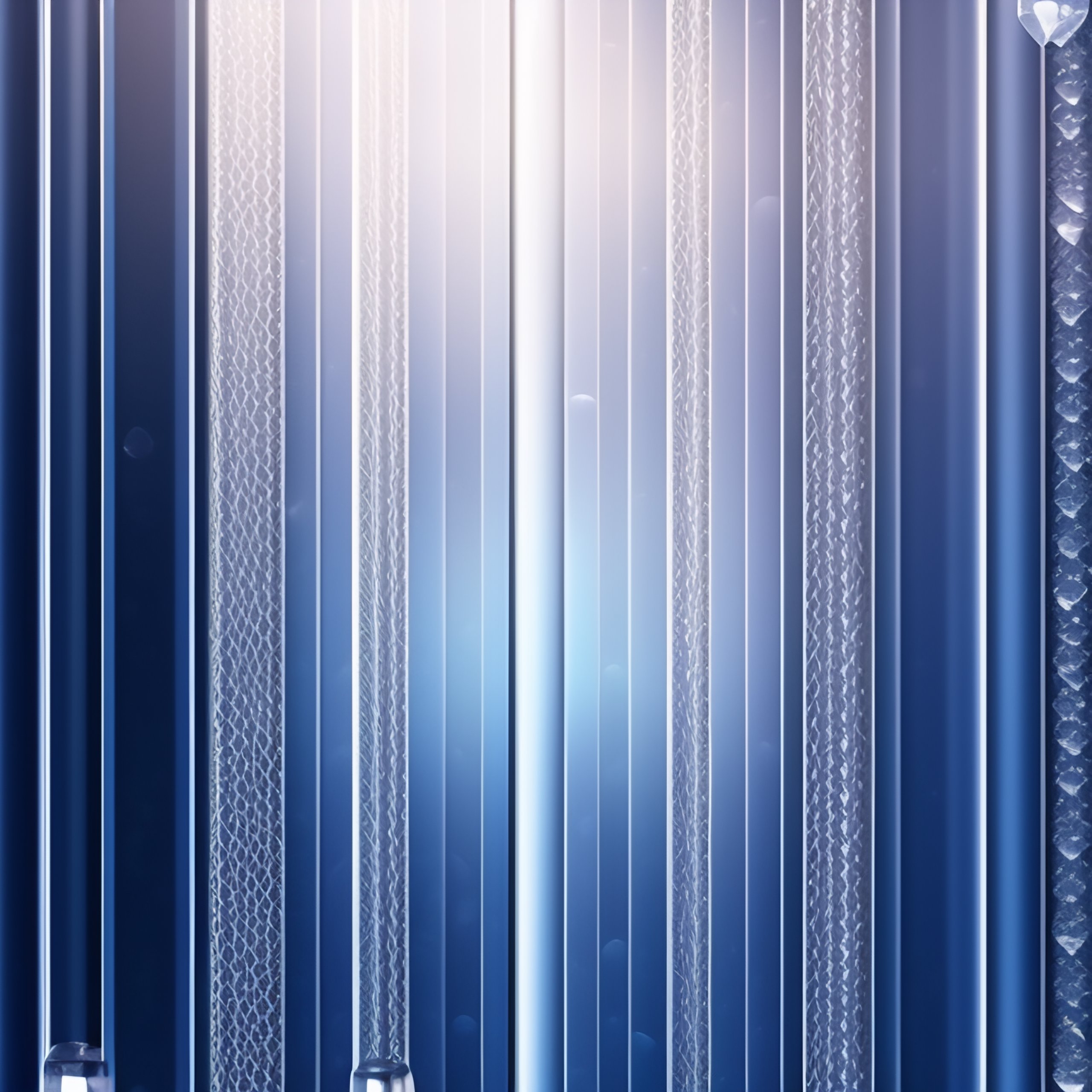 Lexica - 2d grid made up of lots of forty hanging glass icicles ...