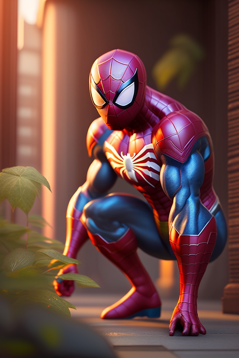 Lexica - A digital art of spider man, intricate, hyperrealistic ...