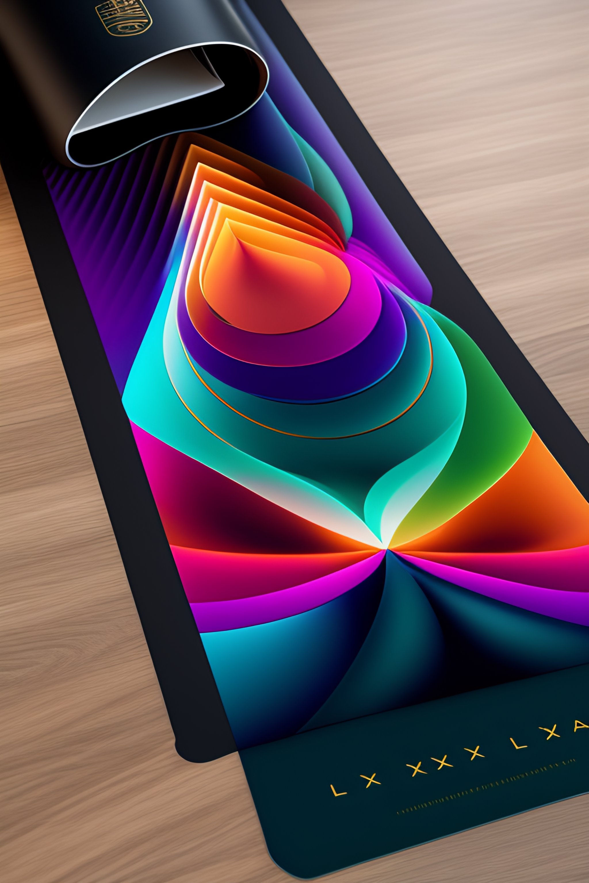 Lexica - Lexury 3d yoga mat design