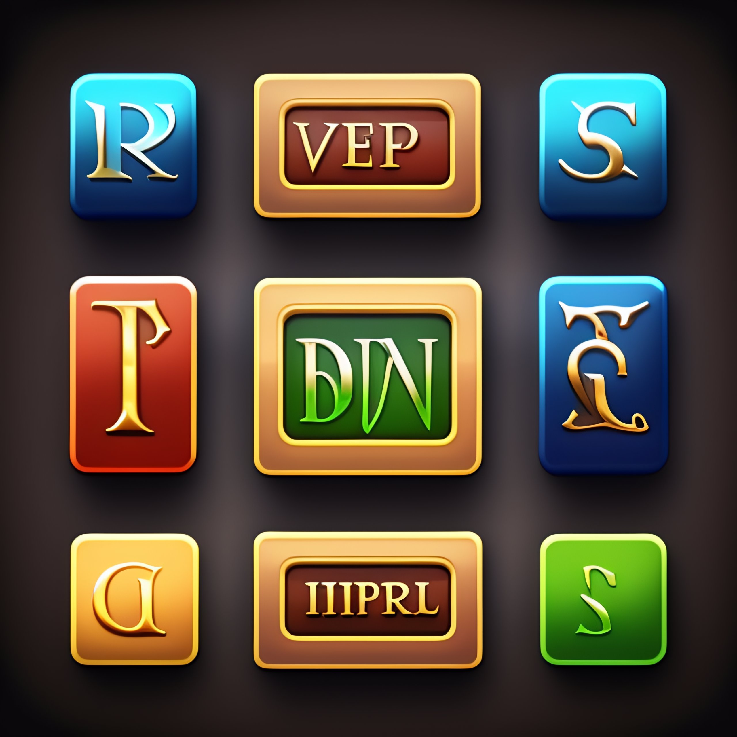 Lexica - Stylized RPG game icons spell