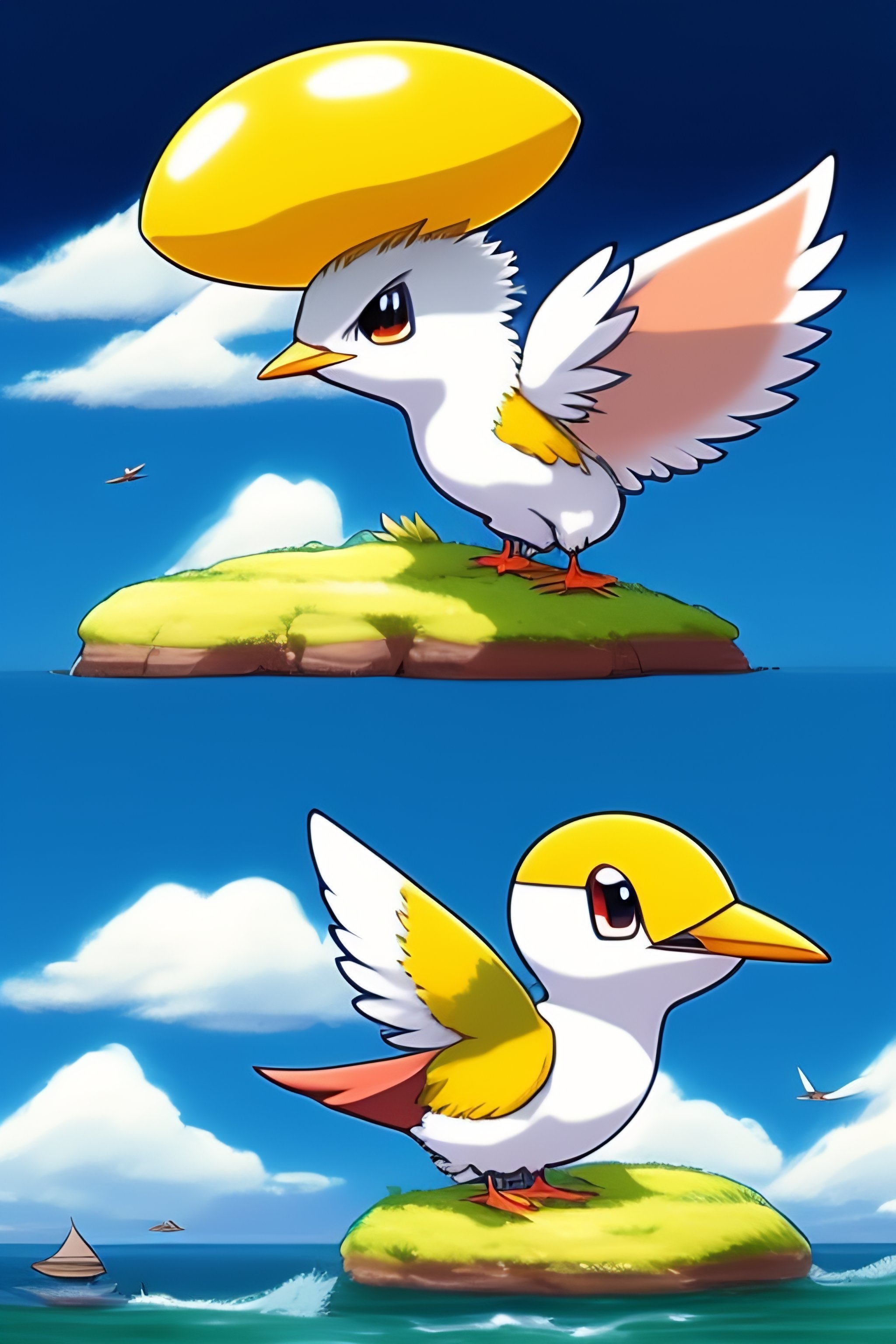 Lexica - Flying type Pokemon based on a tern, first stage Pokemon ...