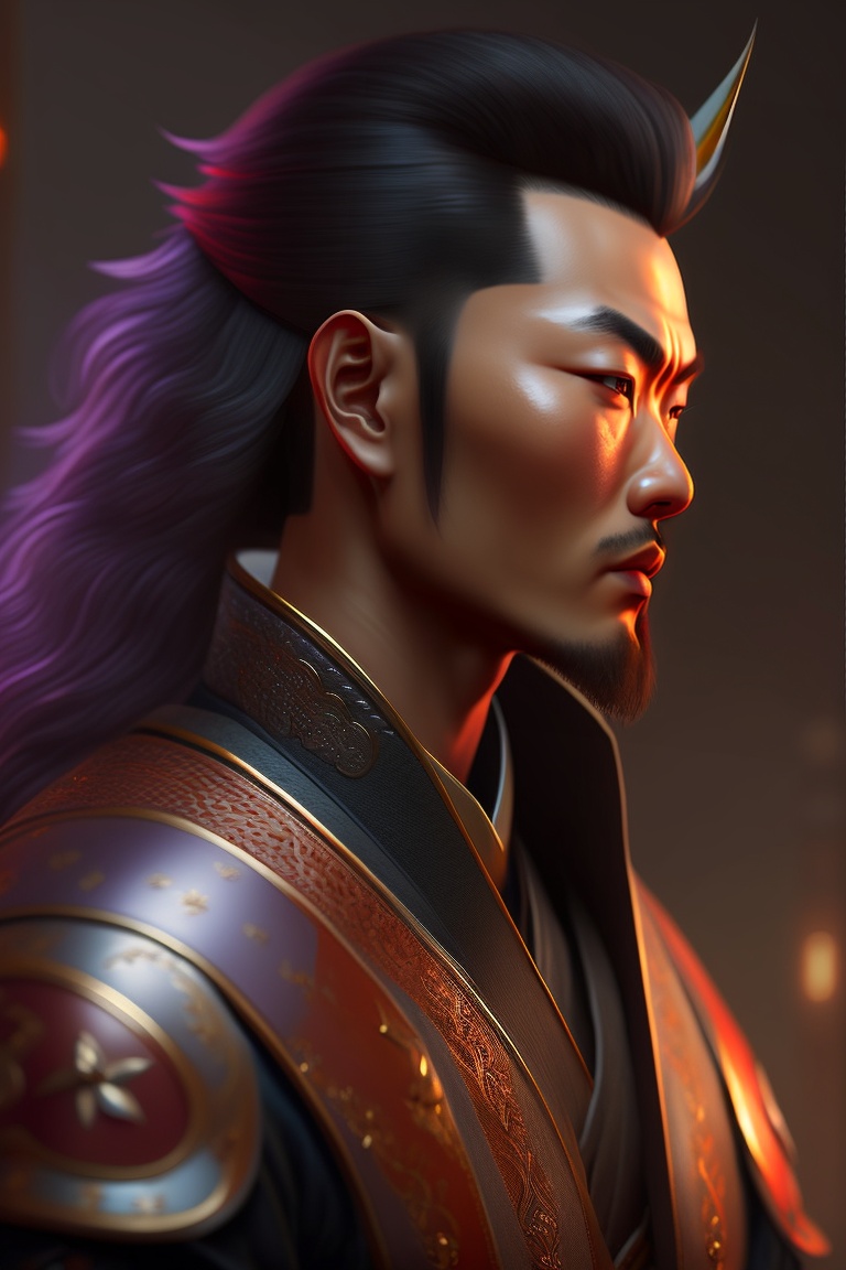 Lexica - Blind samurai,character concept, angry light, dark mood ...