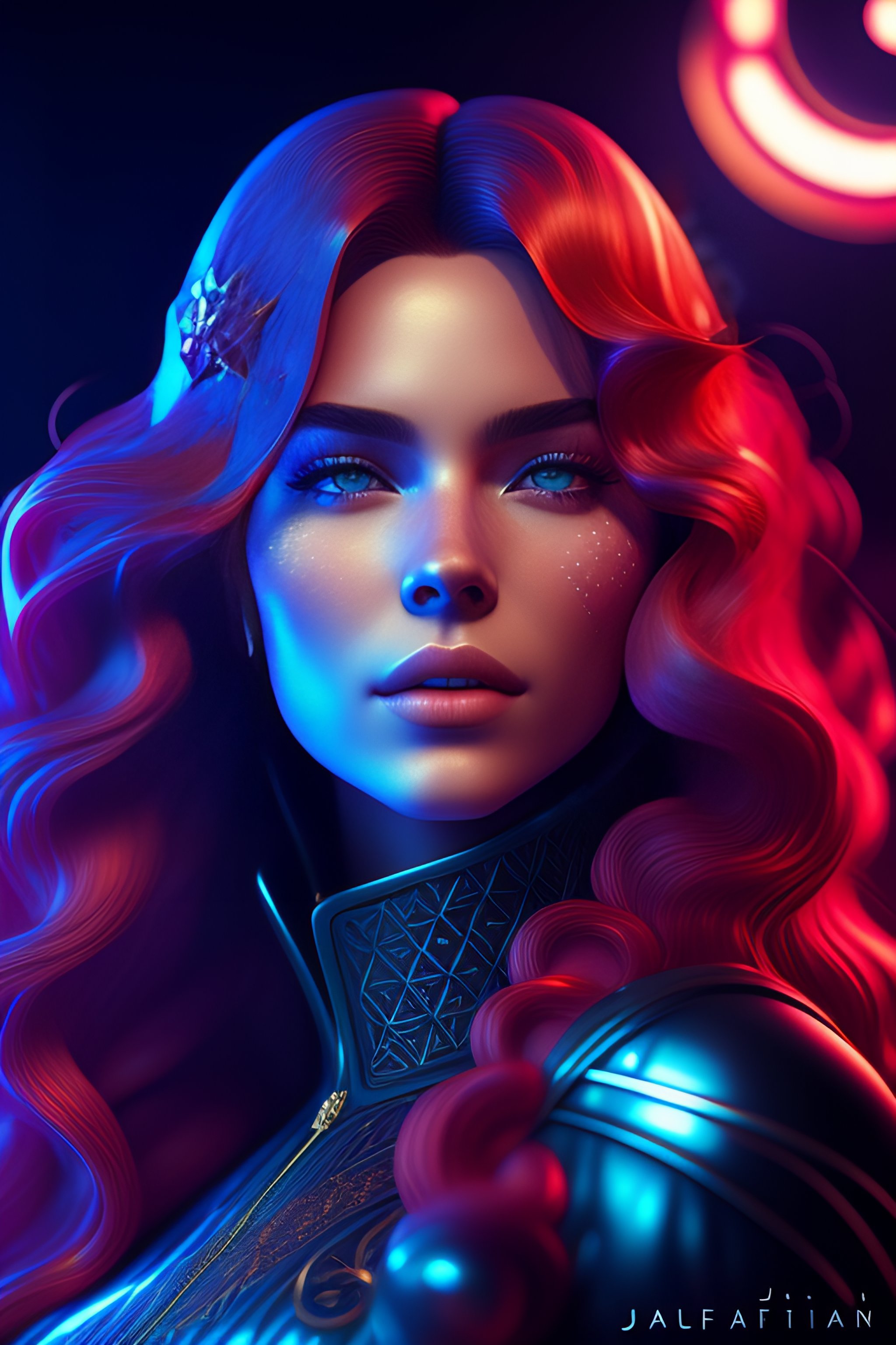 Lexica - The face of scarlett , an ultrafine detailed illustration by ...