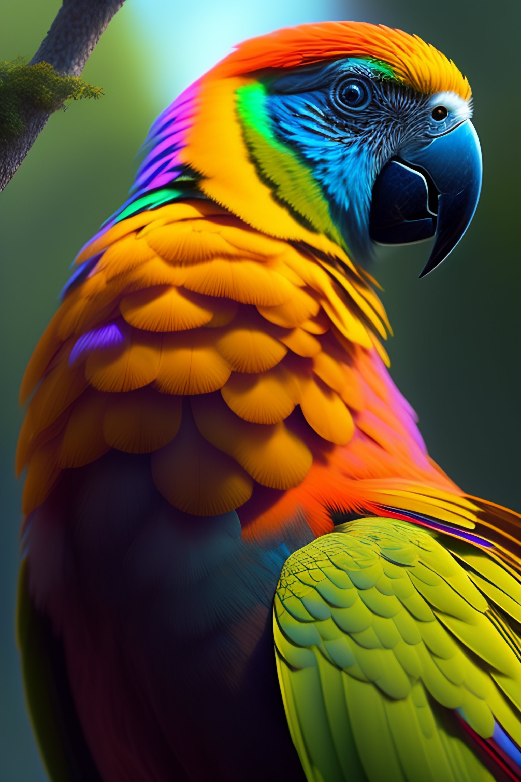 Lexica - Parrot, ethereal, extremely high detail, photorealistic ...