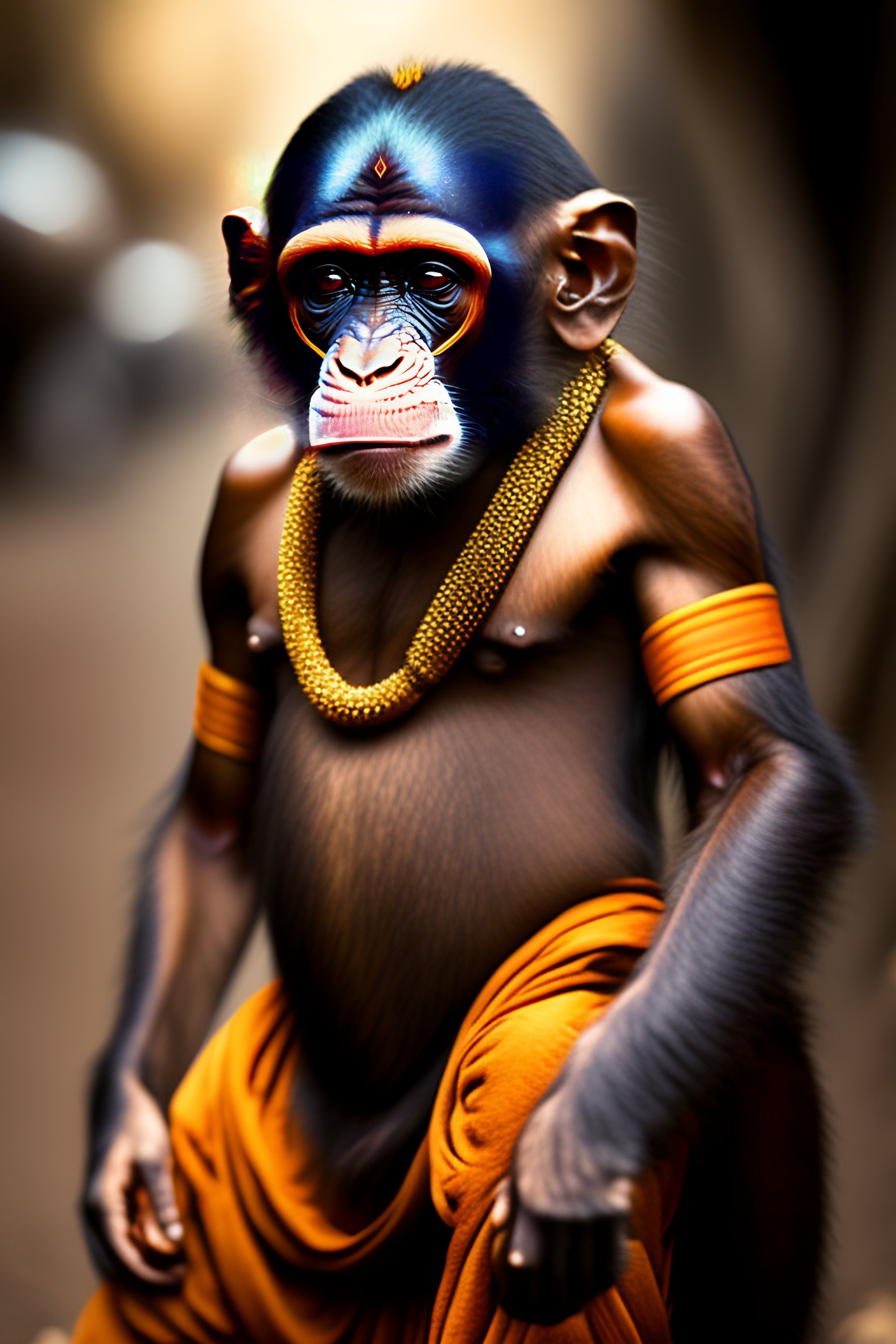 Lexica - Hindu human looking monkey god