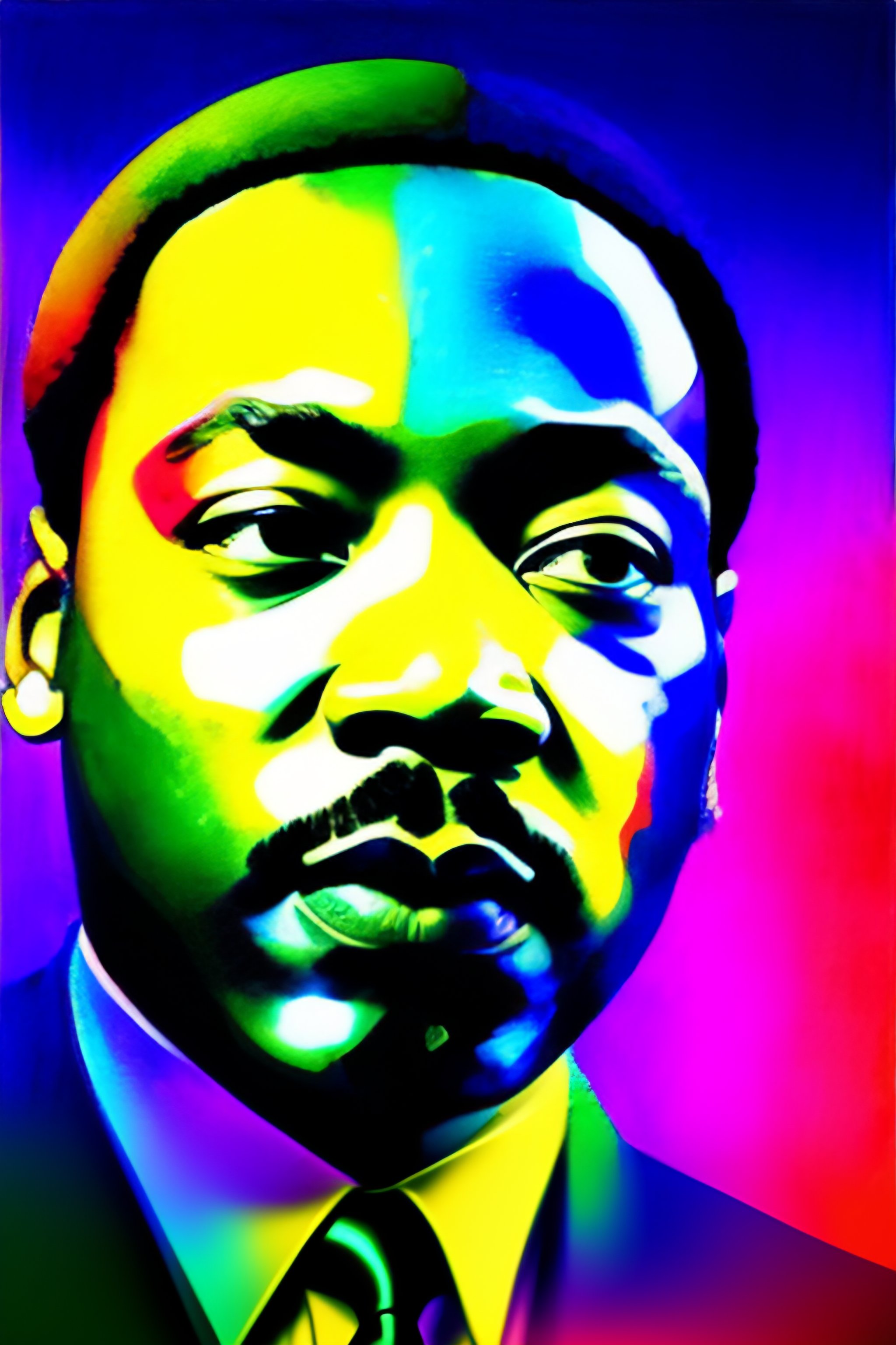 Martin Luther King Jr Pop Art