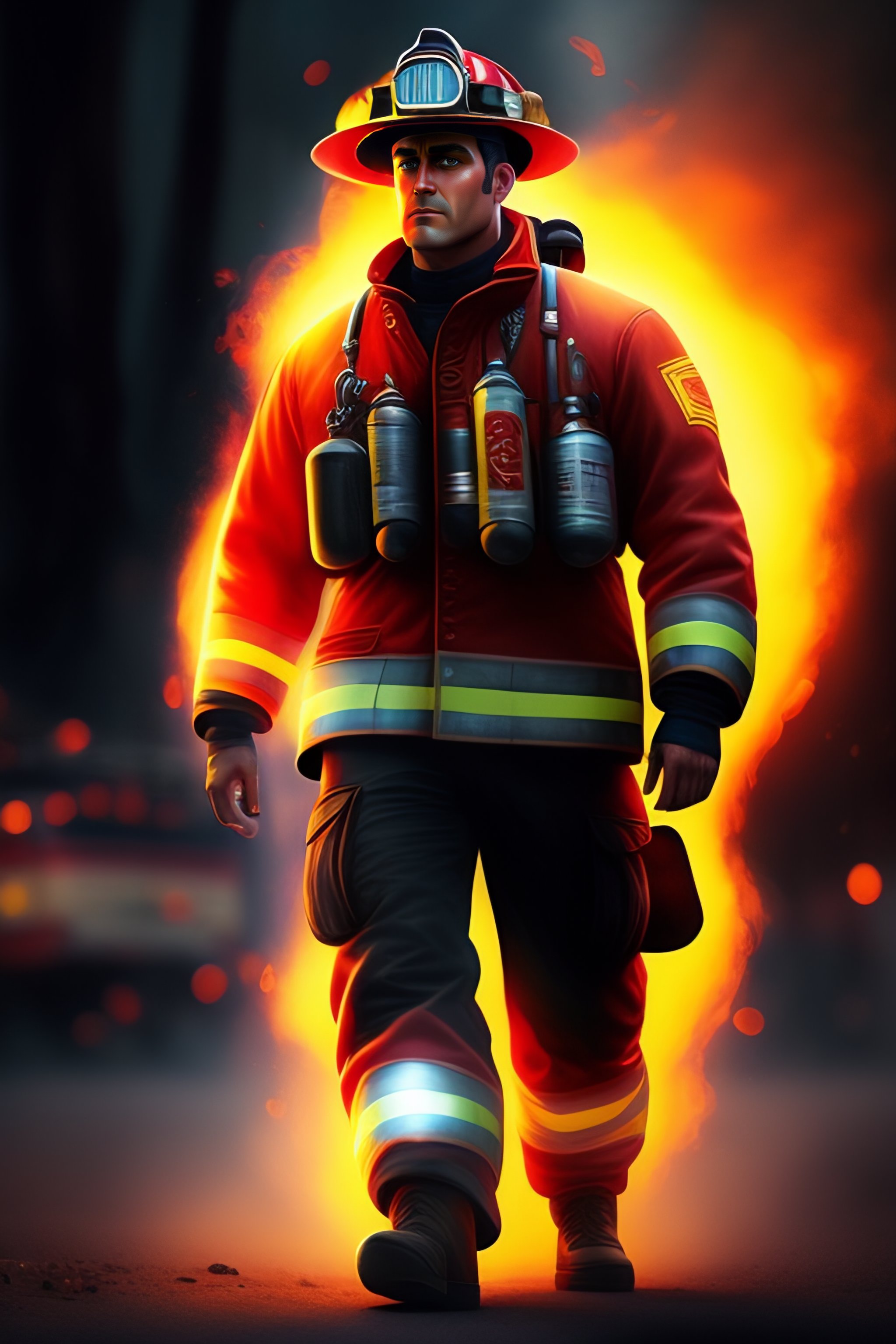 Lexica - Fireman Pixar style