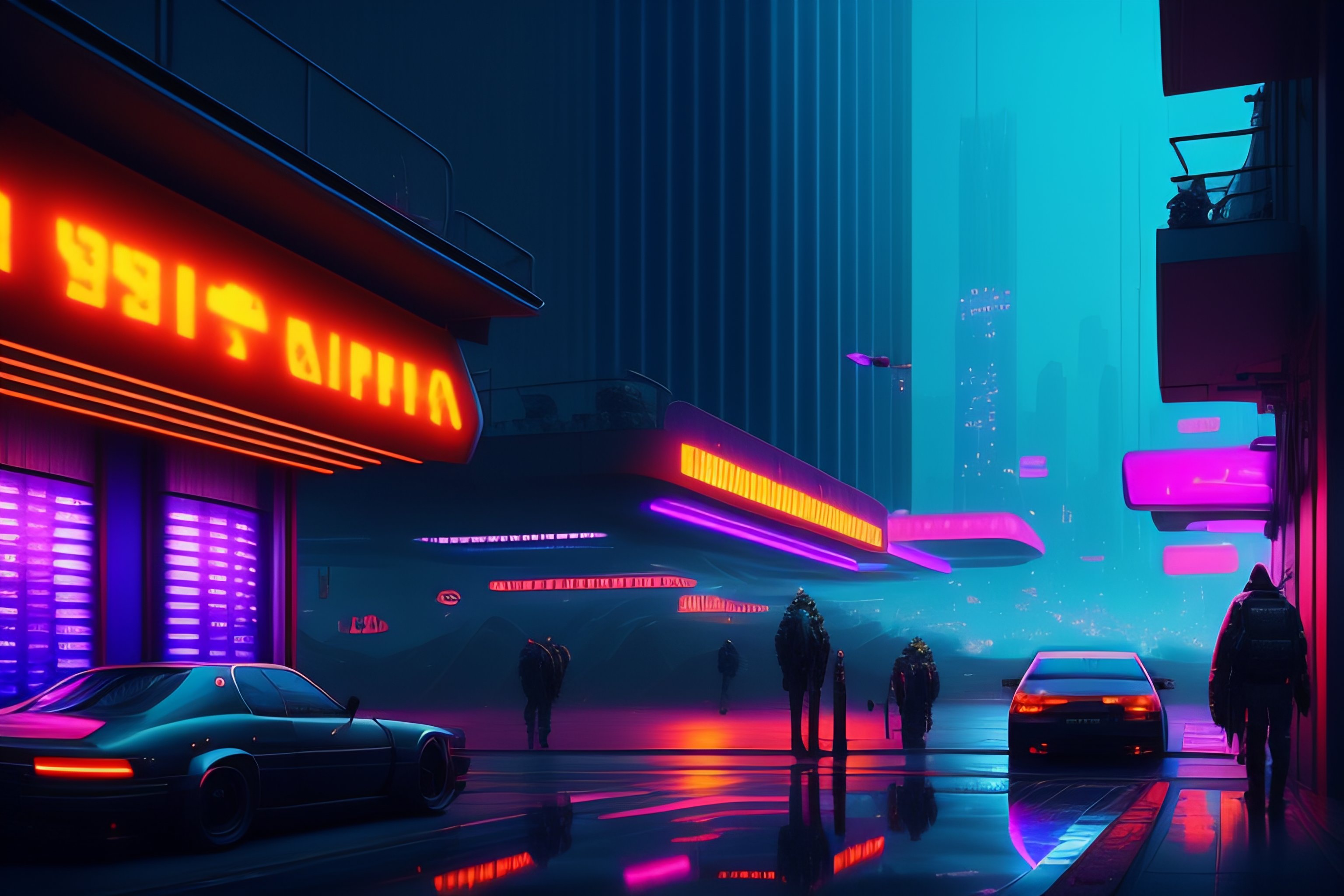 Lexica - Gang cyberpunk realist nightcity