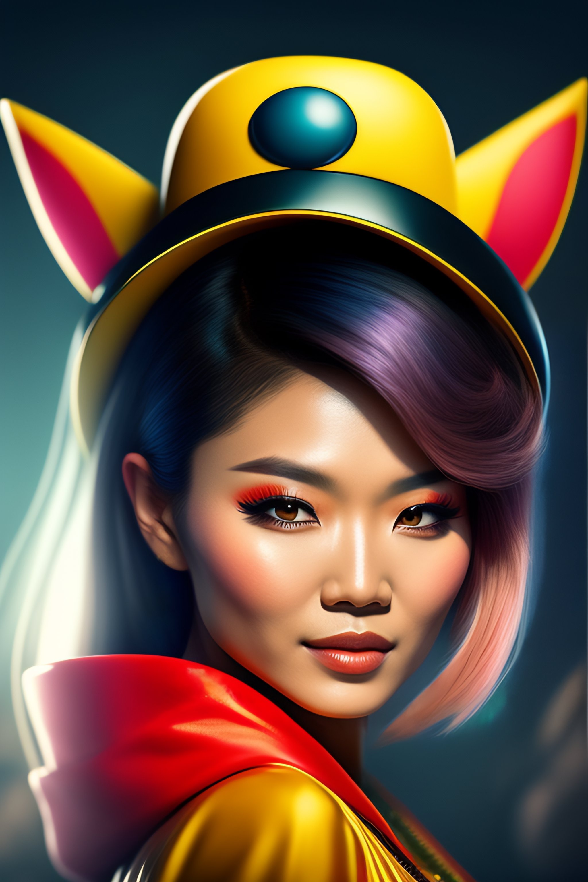 Lexica - Pokemon nine tales portrait