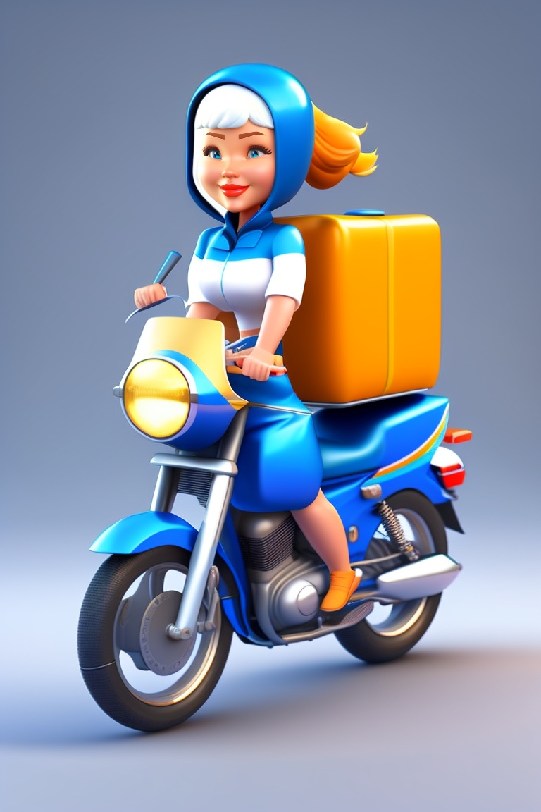 Lexica - Avatar, drawing, 3d, cartoon style, white woman, full body ...