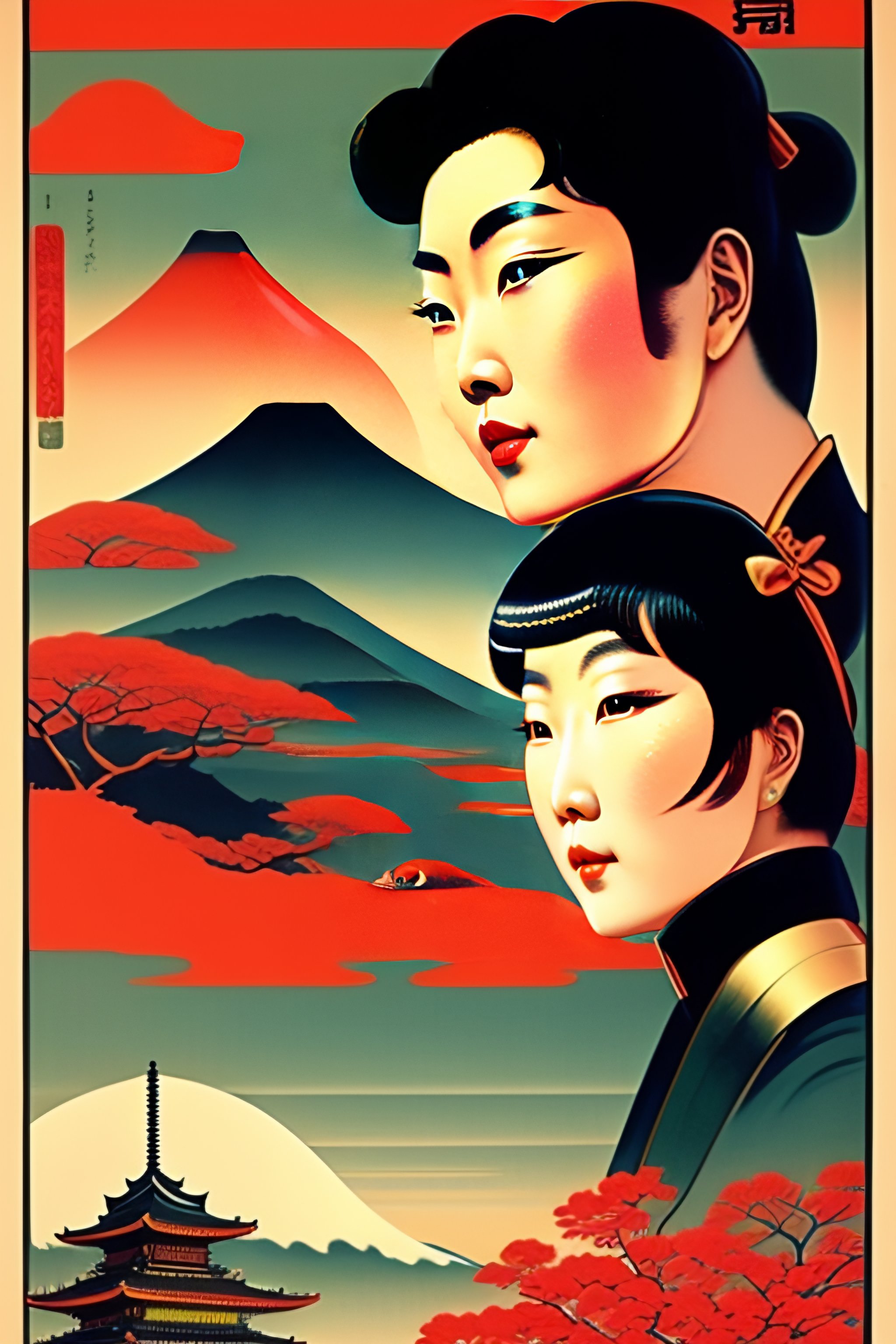 Lexica - Vintage japanese poster