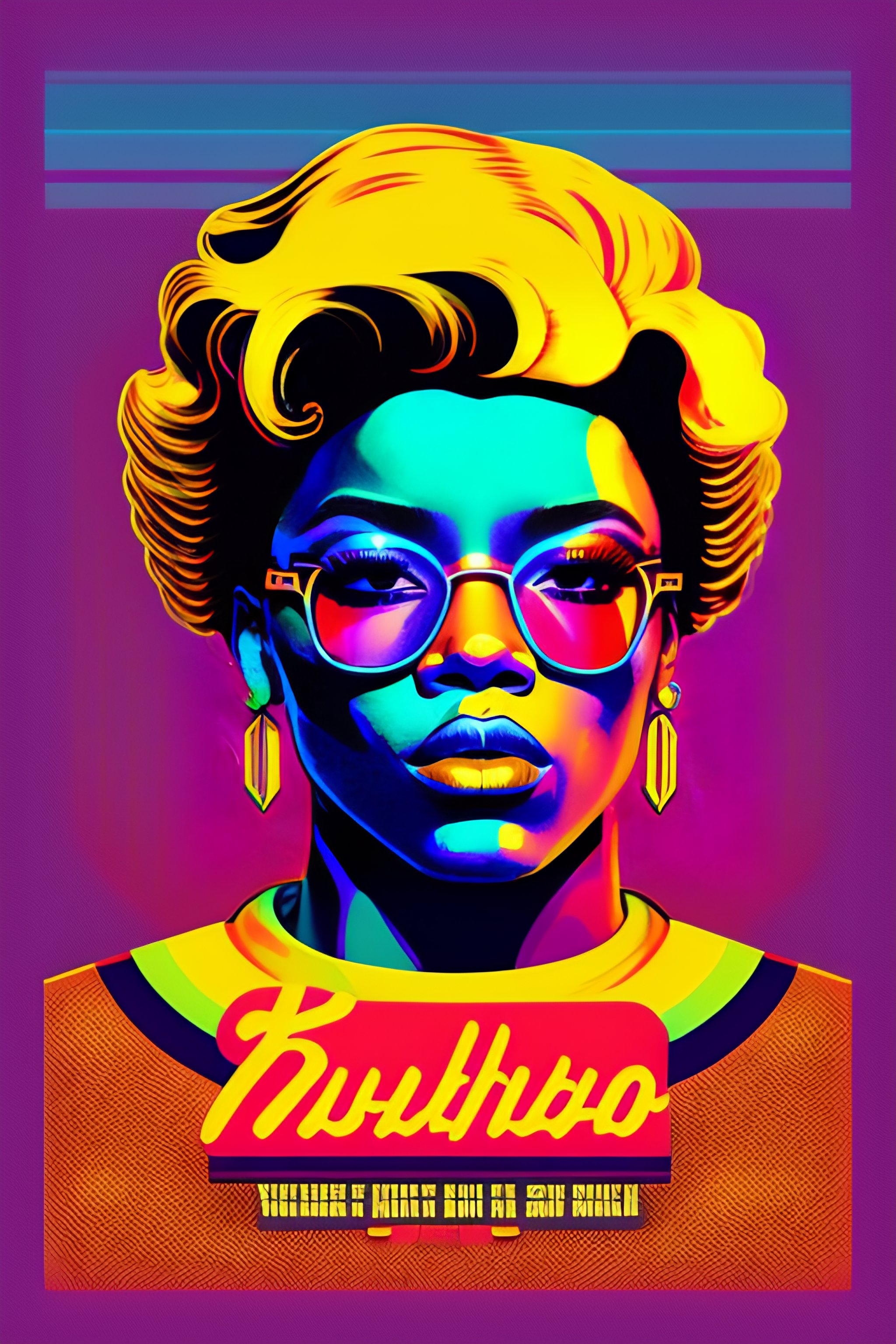 Lexica - Retro 90s vaporwave vintage rap music illustration art by ...