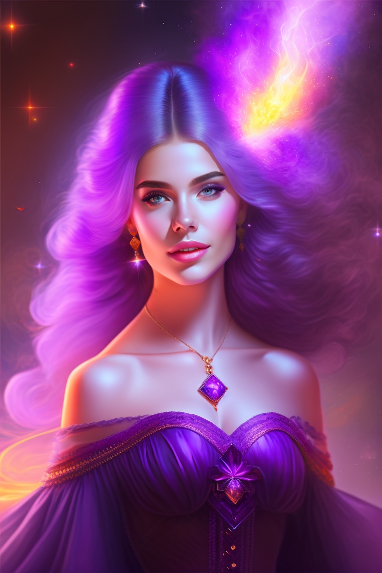 Lexica - A magical spell made of purple light deflecting a fireball ...