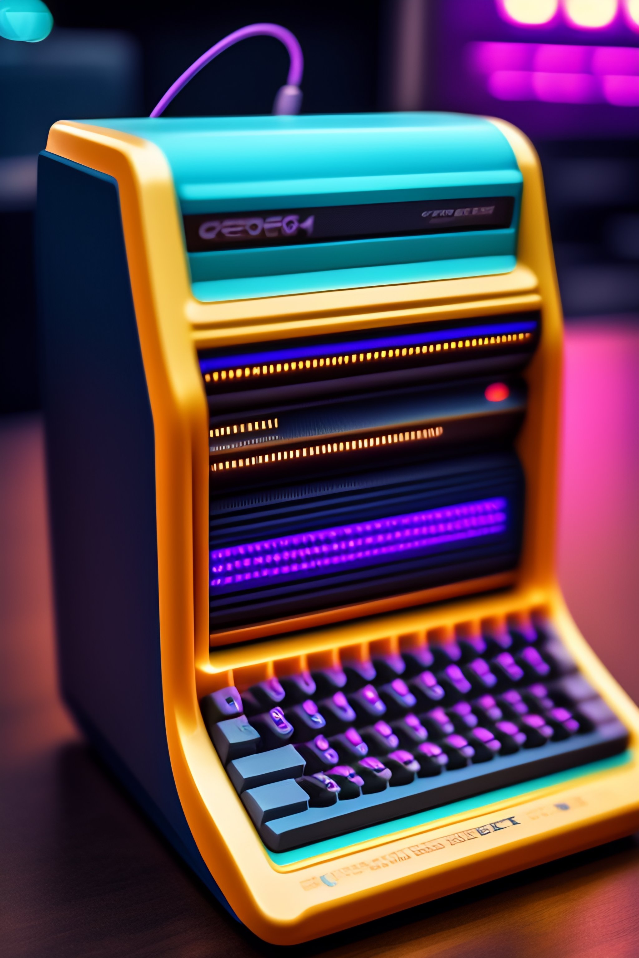 Lexica - Prototype commodore 64, cyberpunk