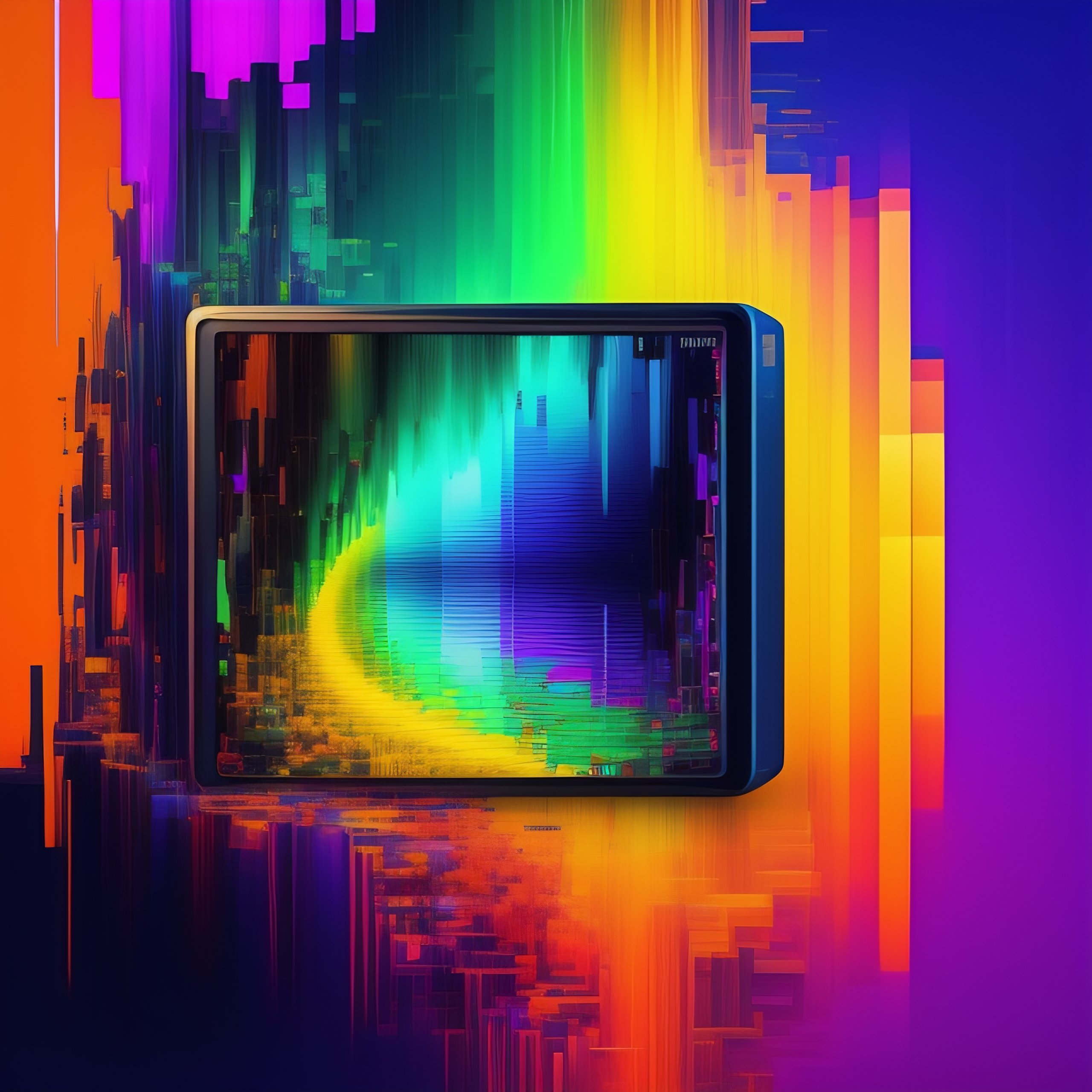 Lexica - An assortment of glitches, Vibrantly colorful errors on a ...