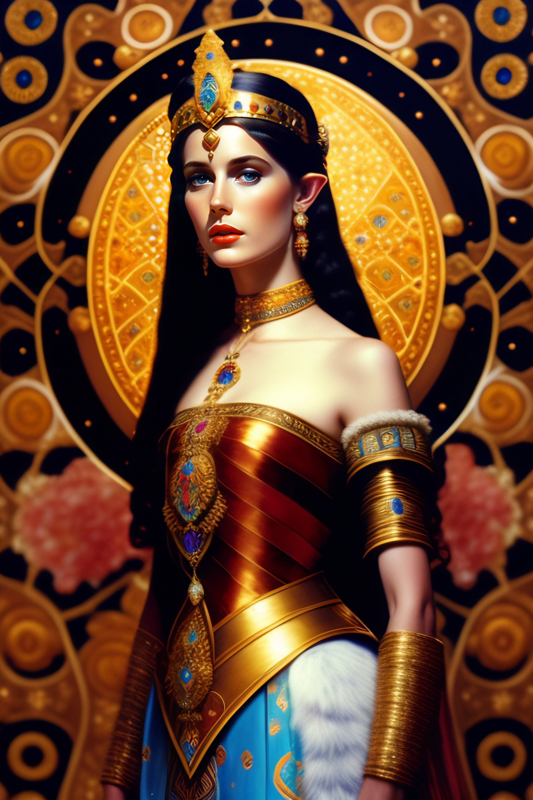 Lexica - A photo of Princess Zelda by gustav klimt