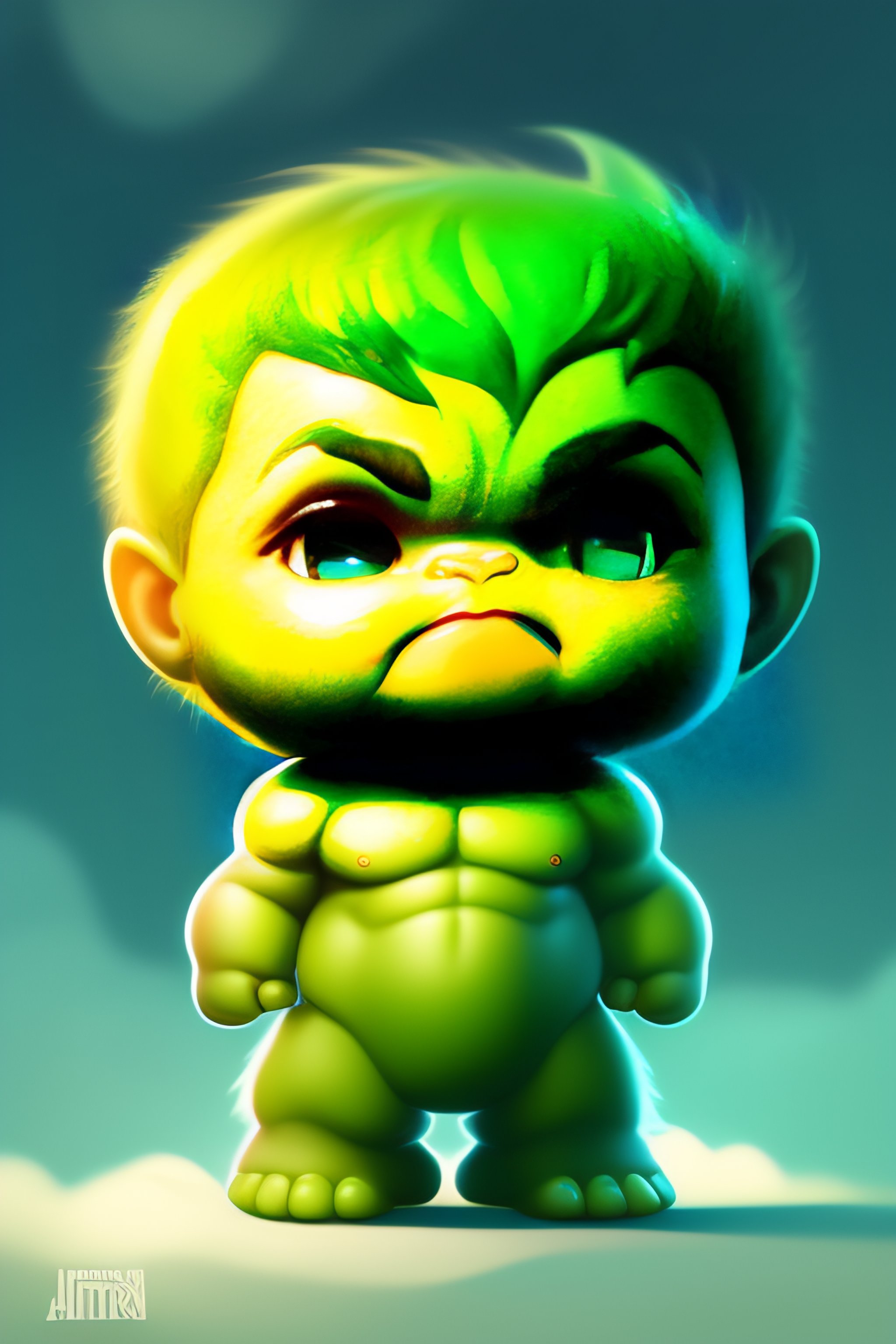 Cute Hulk Cartoon
