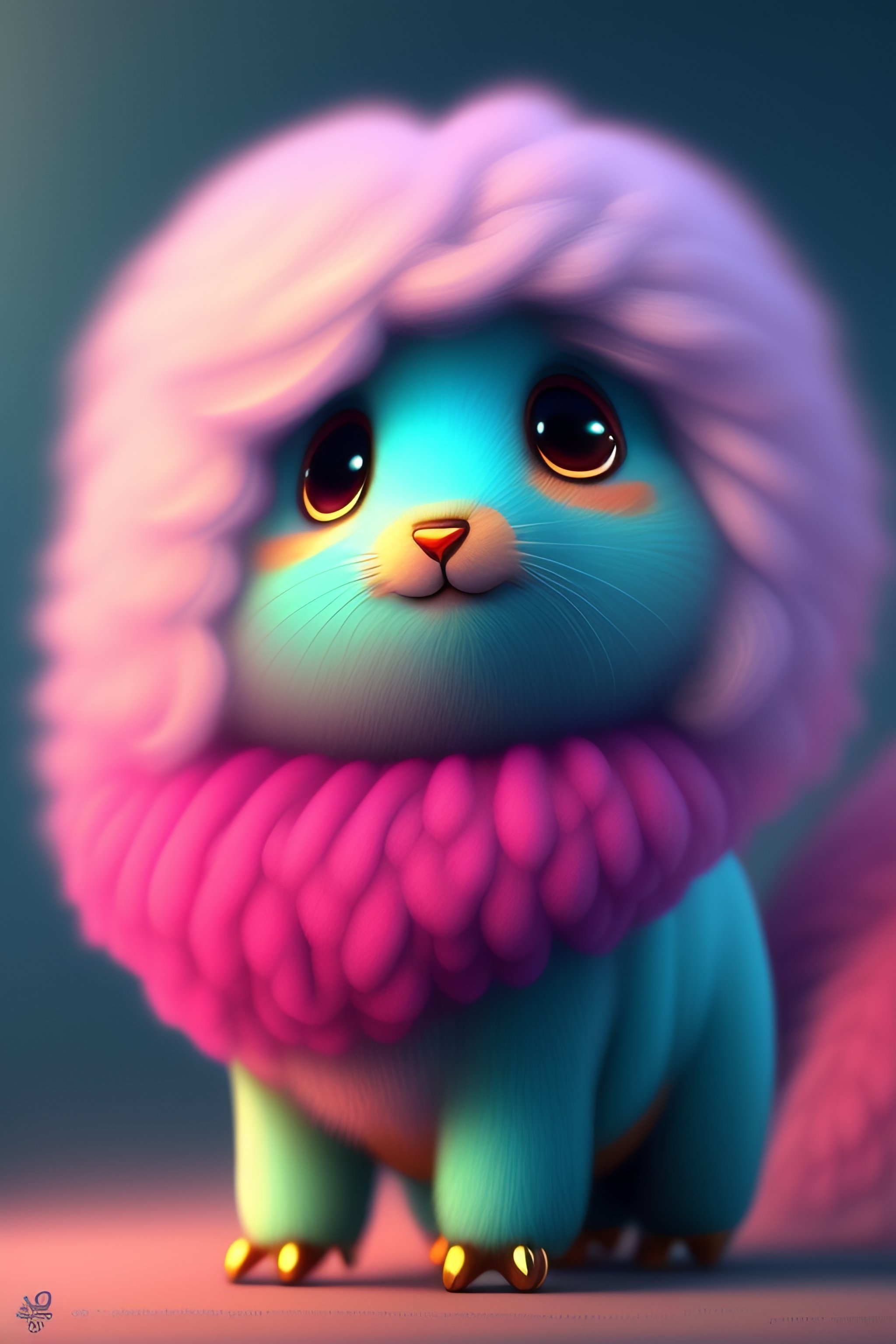Lexica - CUTE AND ADORABLE CARTOON FLUFFY RHEA, FANTASY, DREAMLIKE ...