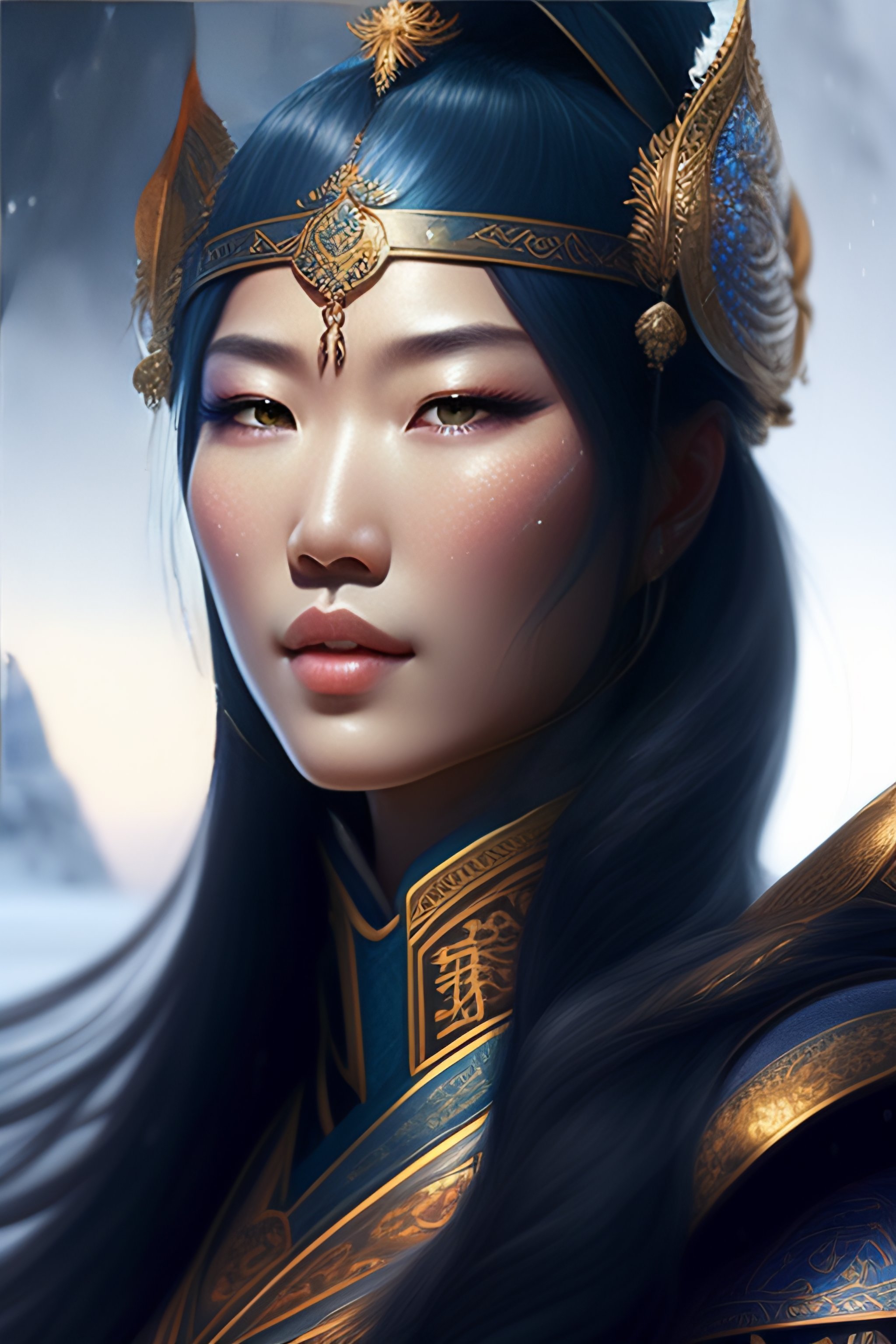 Chinese Warrior Fantasy Art