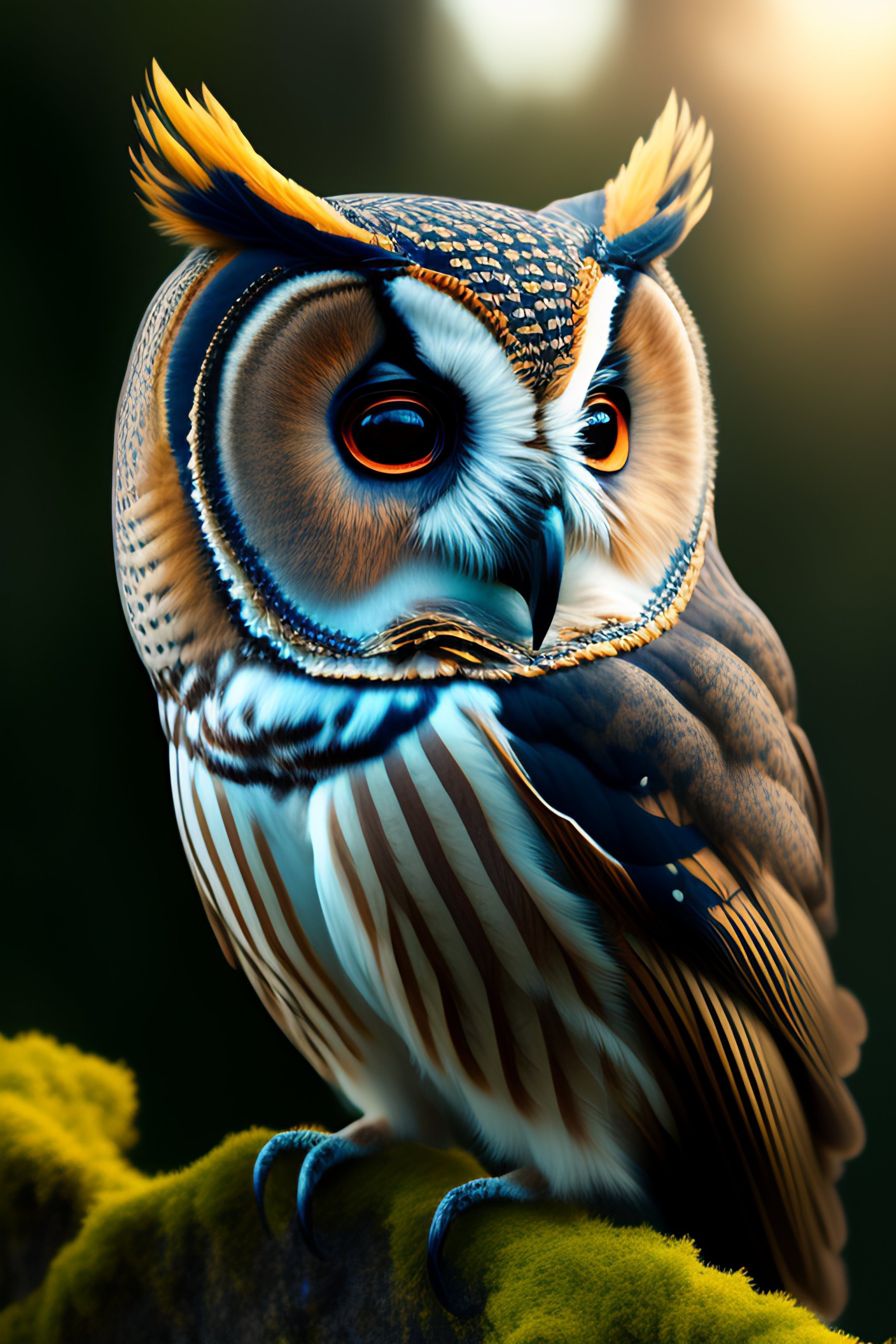 Lexica - An murderer owl, ultrarealistic