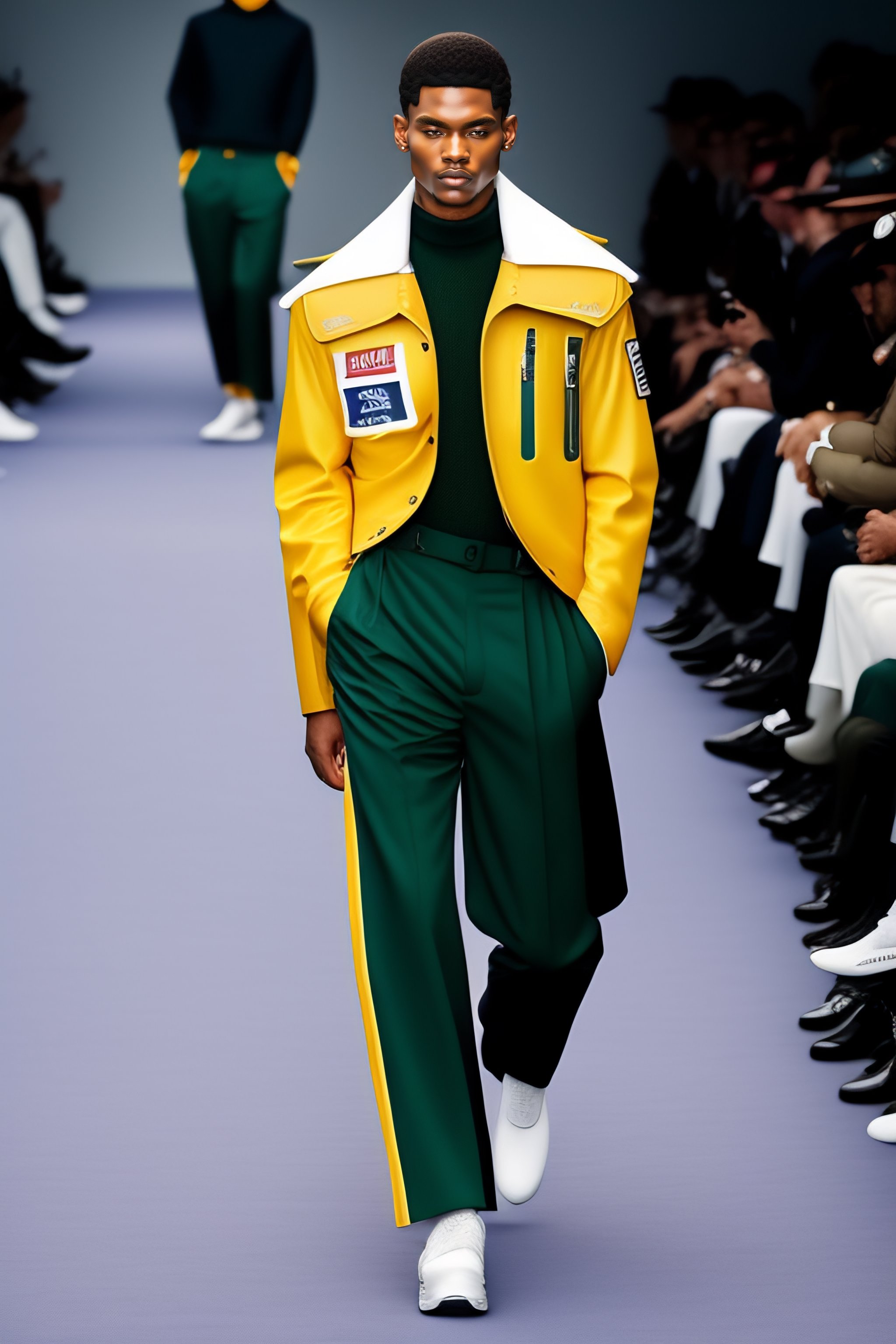 Lexica - Vintage golf inspired fashion runway winter season denim ...