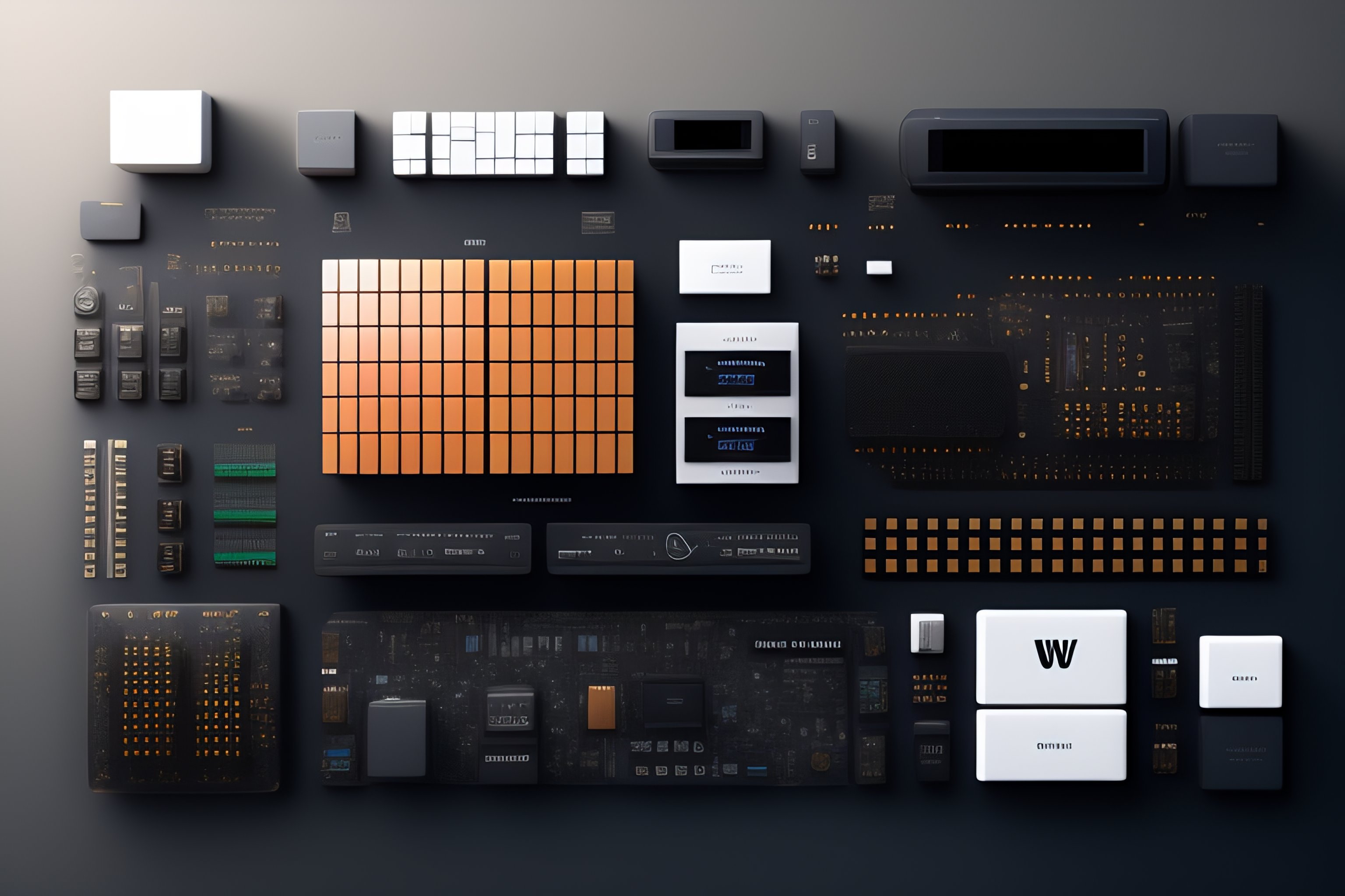 Lexica - Desktop, app panel, knolling, knolling design, deconstruction ...