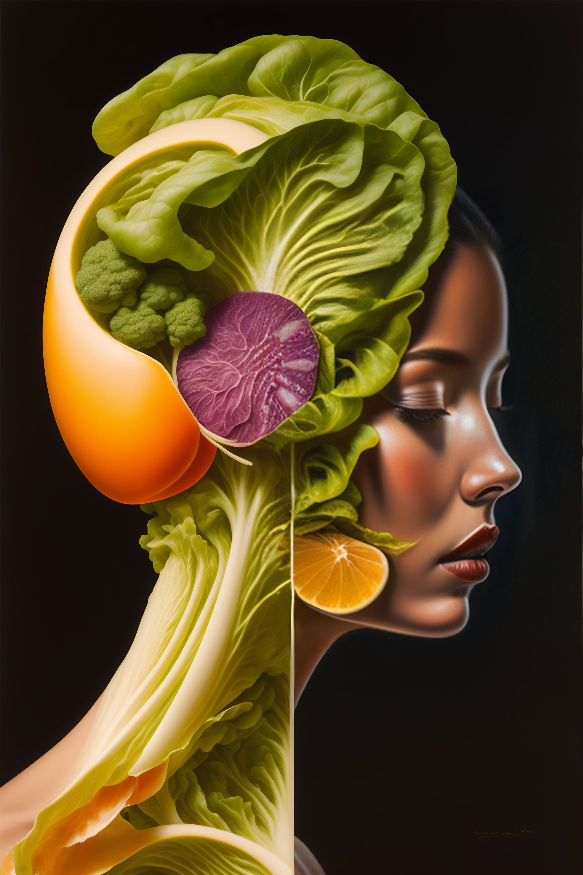 Lexica - The anatomy of a head of lettuce, an ultrafine detailed ...