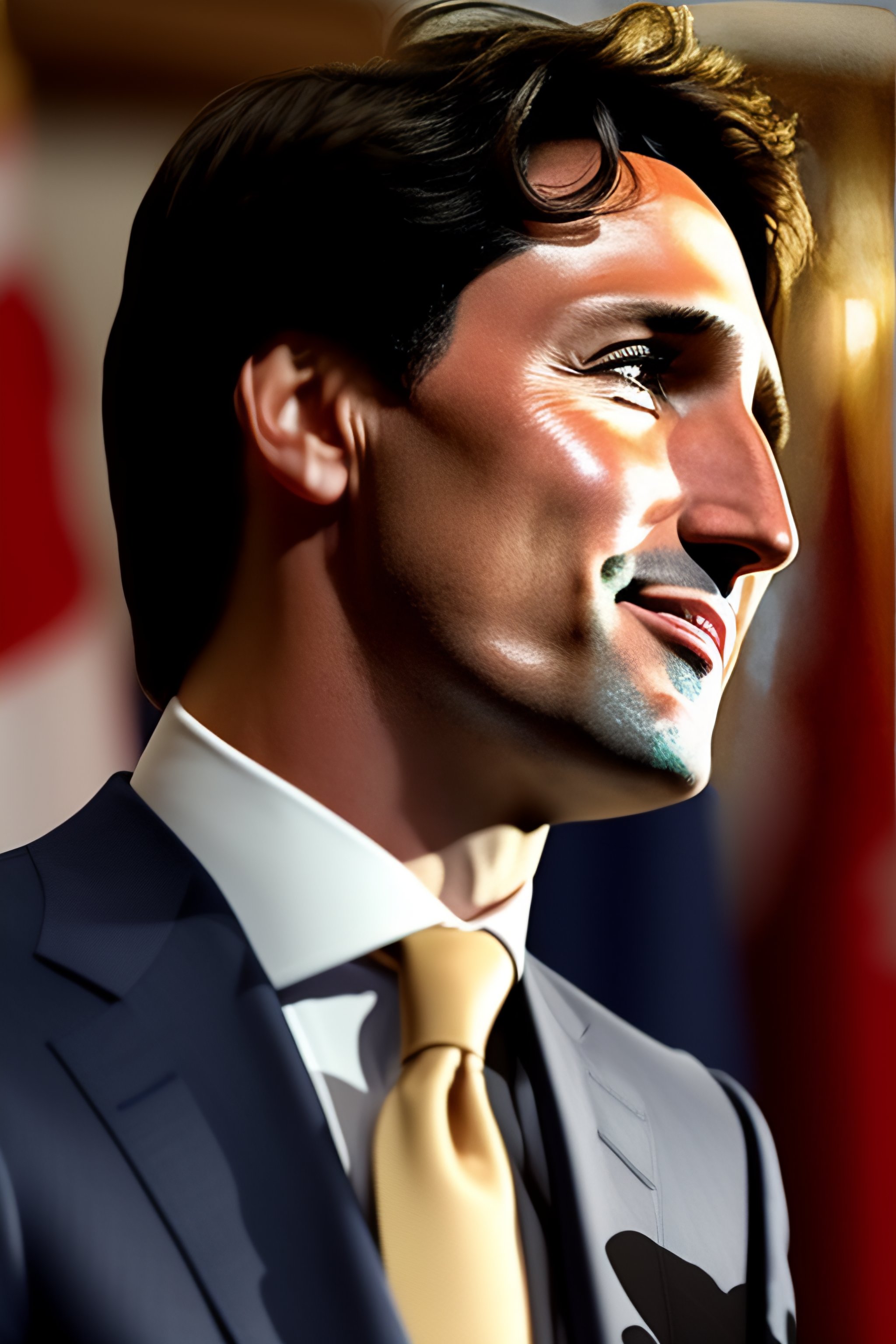 Lexica - Justin trudeau saying good night