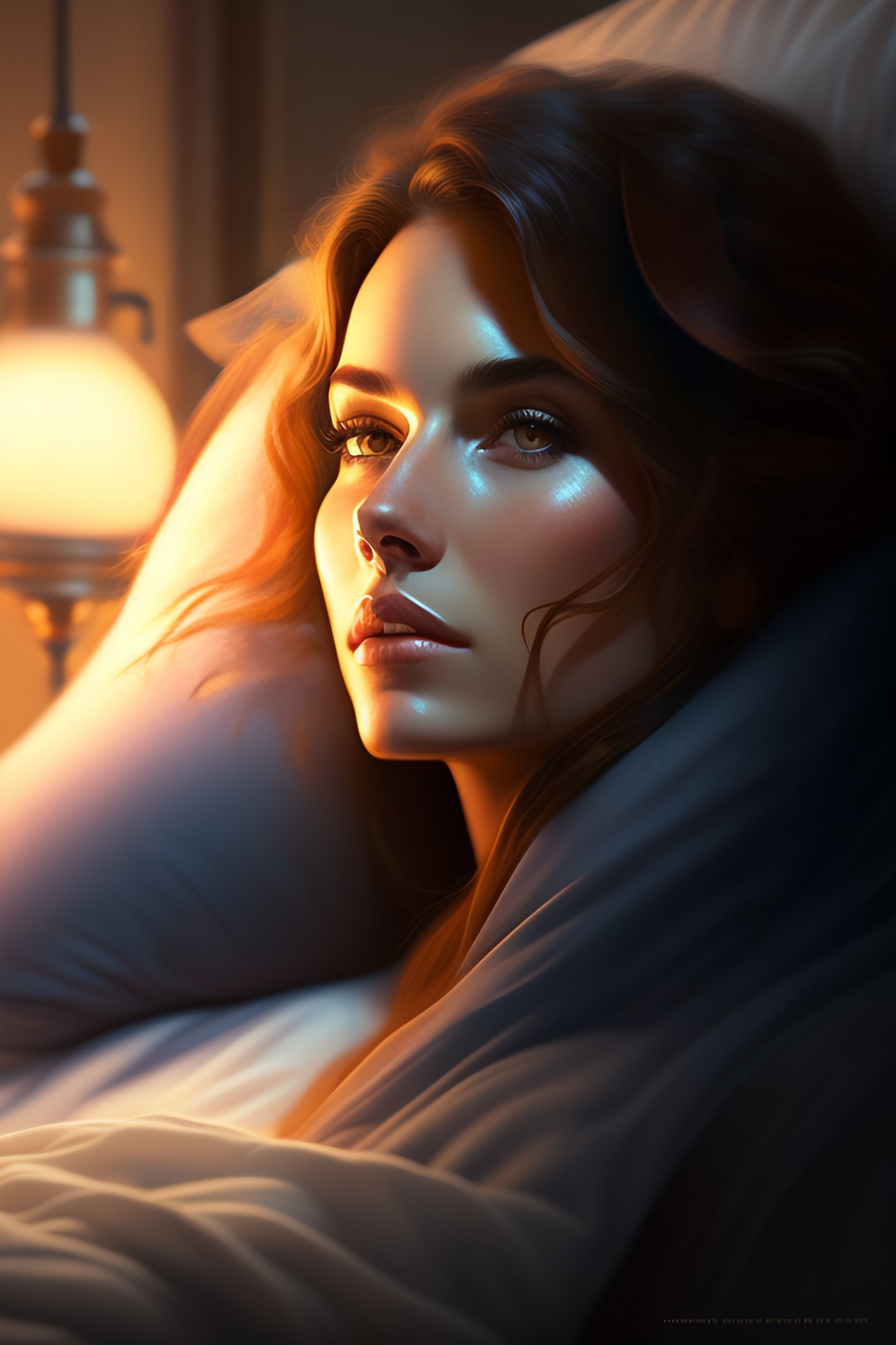 Lexica - Groundhog drug addict lies on the bed, realistic portrait, highly detailed, digital ...