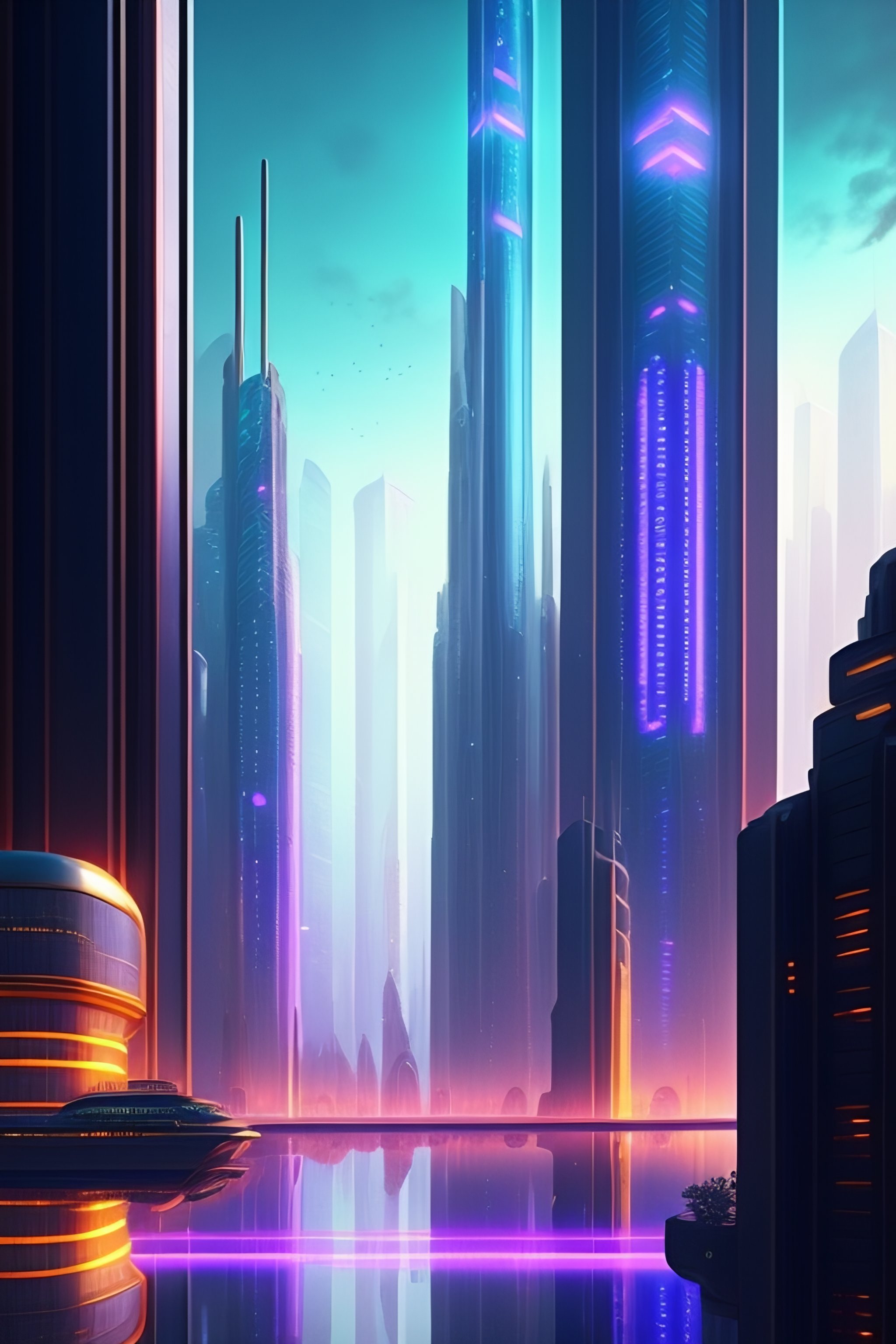 Lexica - Cyberpunk city