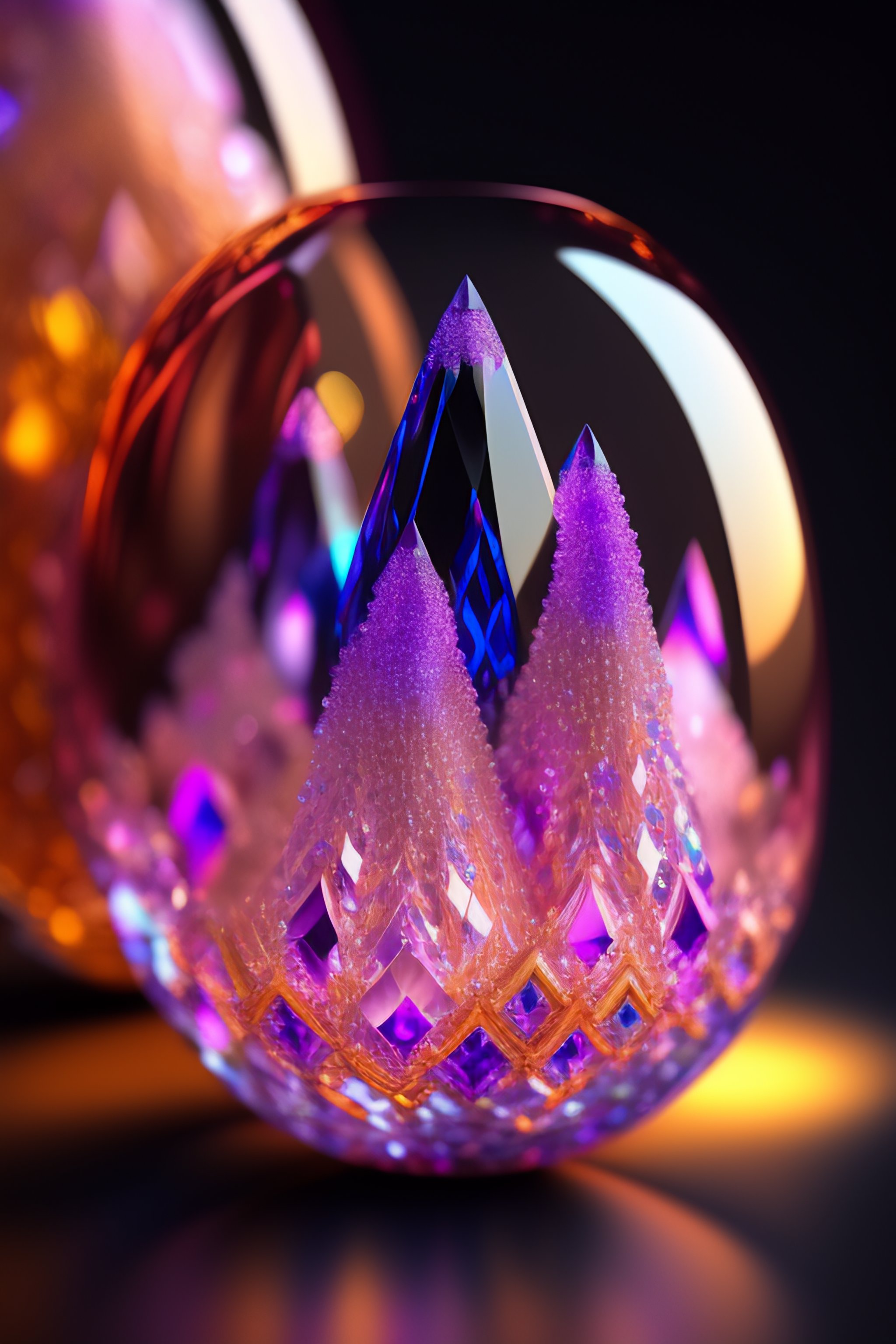 Lexica - Very beautiful crystalline hands carved from crystals and ...