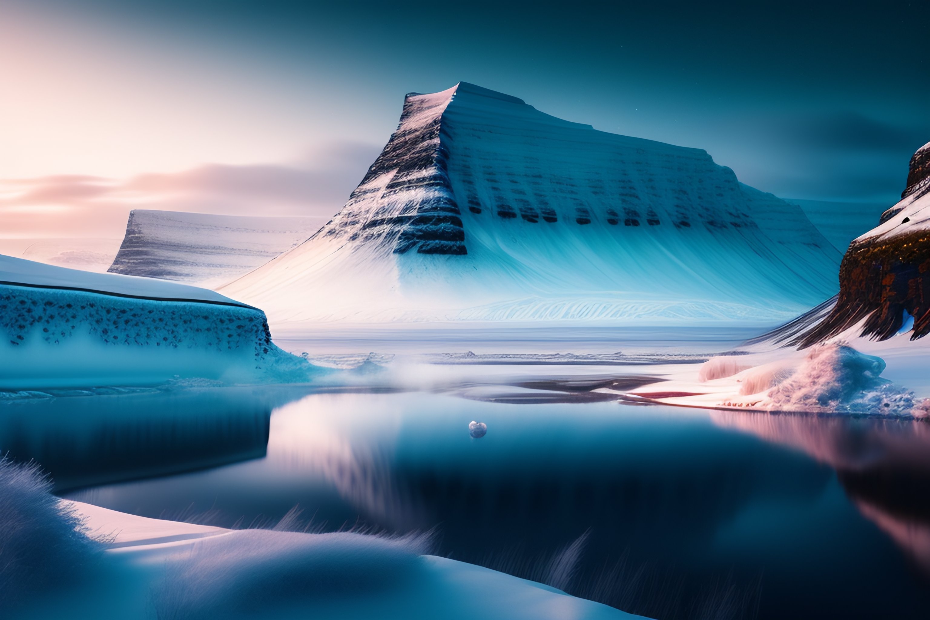 Lexica - Digital illustration, of Iceland, paysage, photorealistic ...