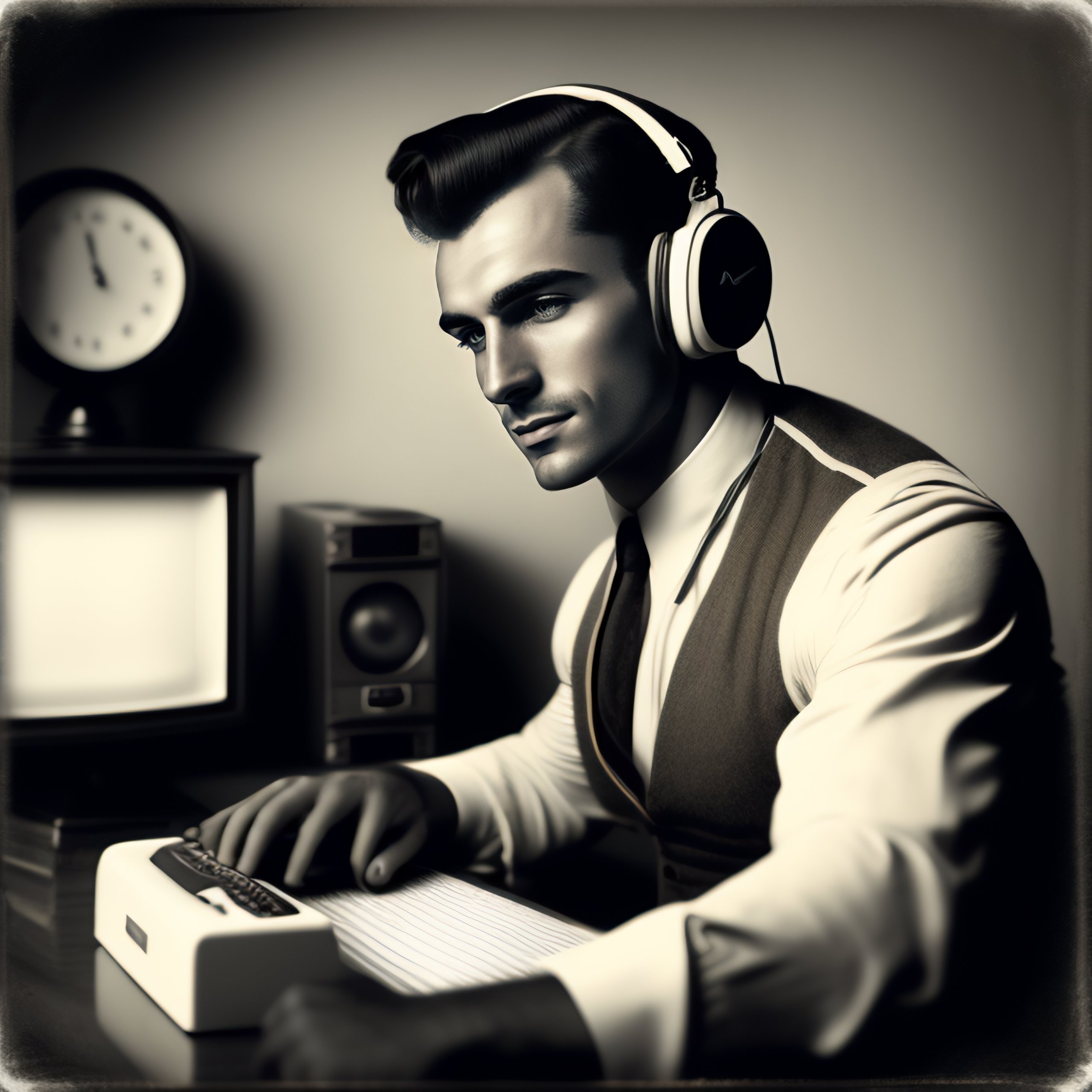 Lexica - White caucasian romanian male computer programmer with ...