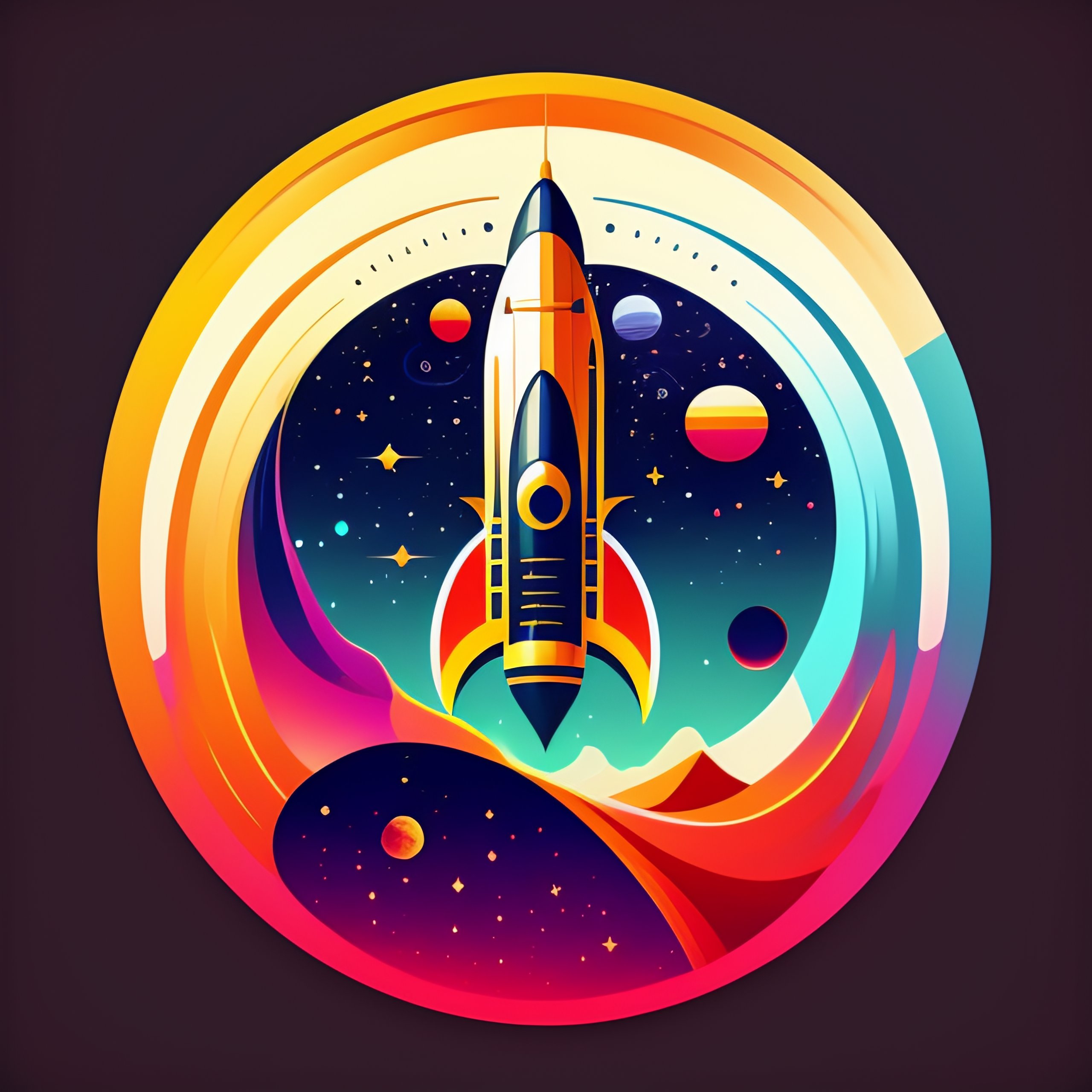 Lexica - High resolution award winning Space exploration rocket logo ...