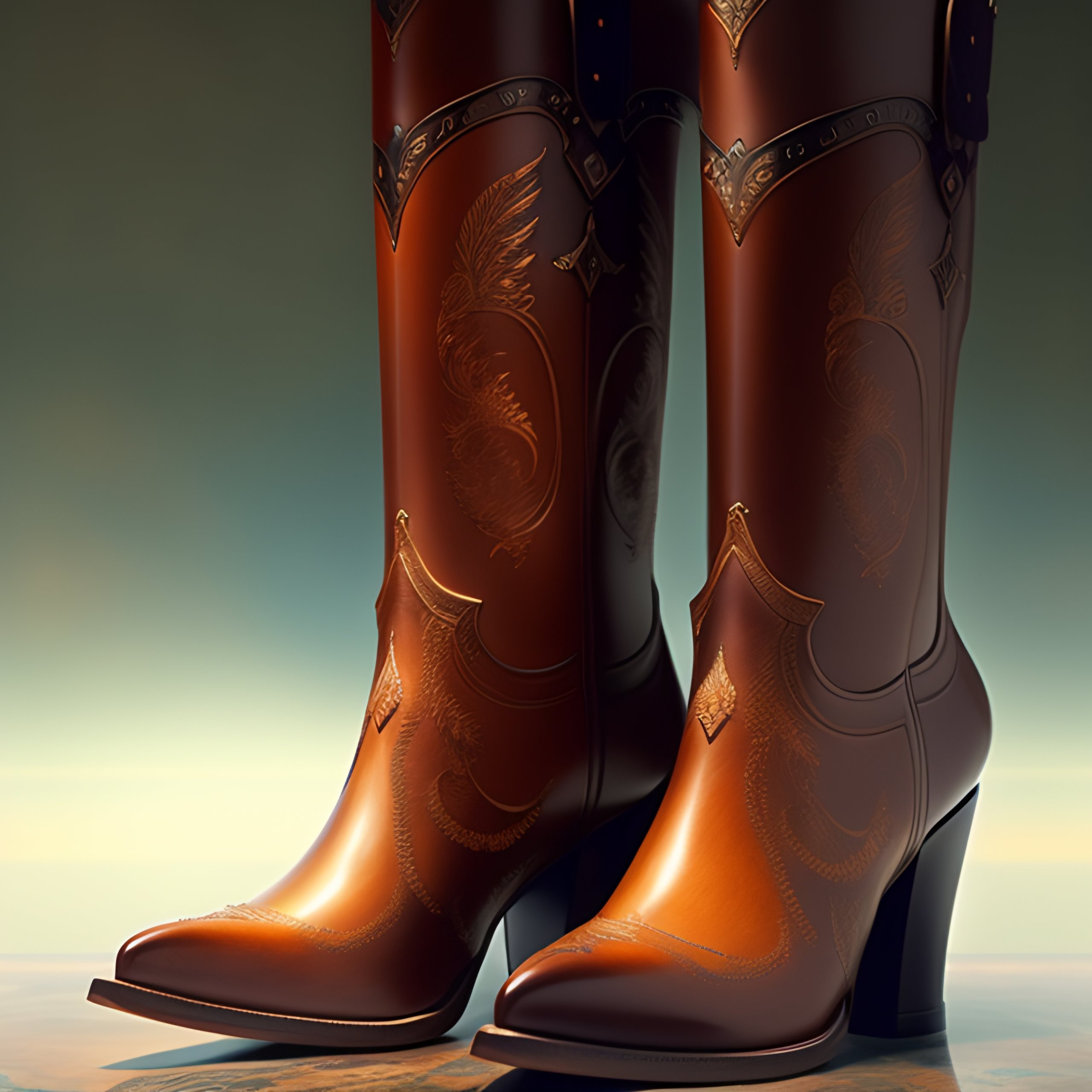 Lexica - Terracotta glass boots. ethereal, extremely high detail ...