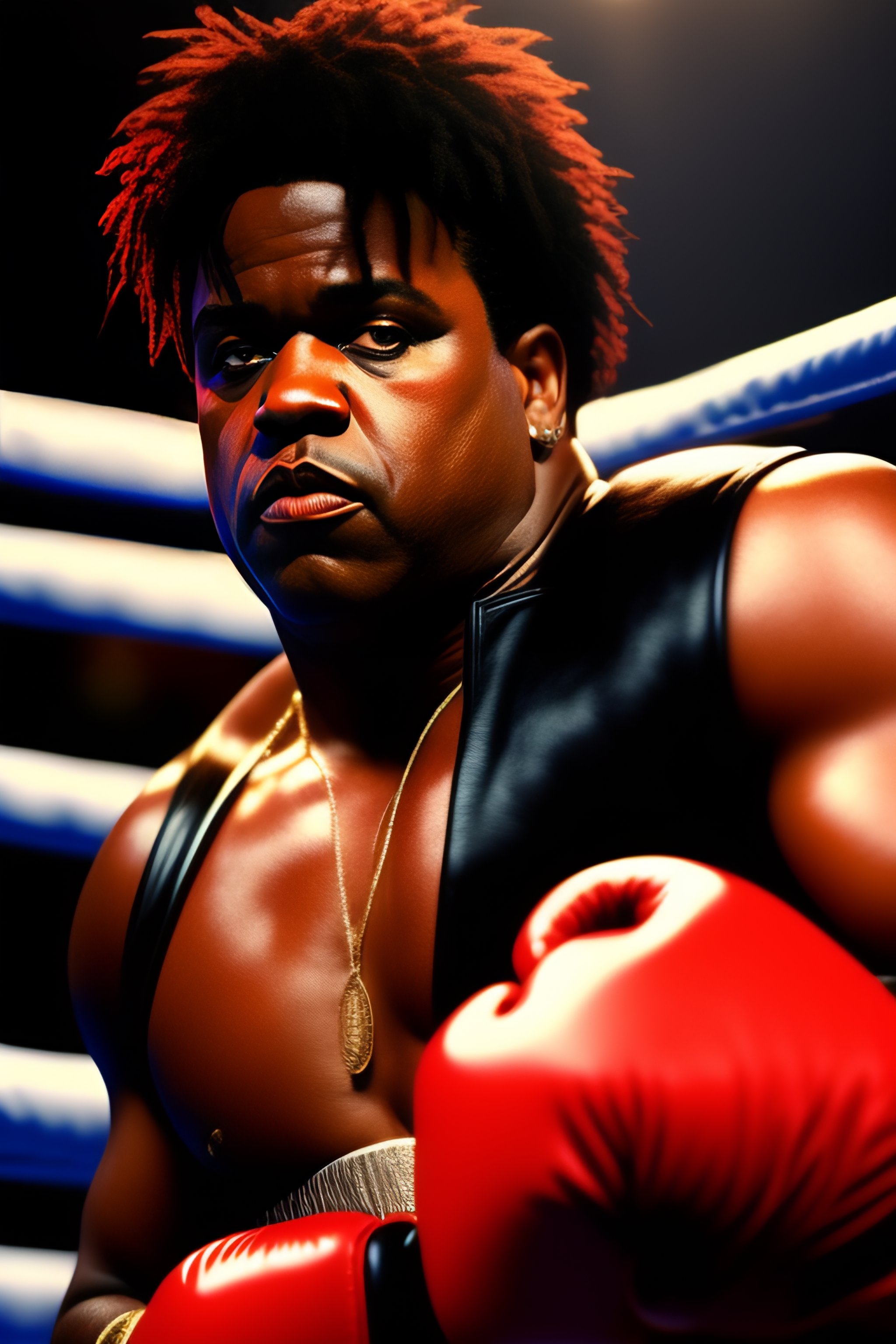 Lexica - Robert smith from the cure boxing Rocky