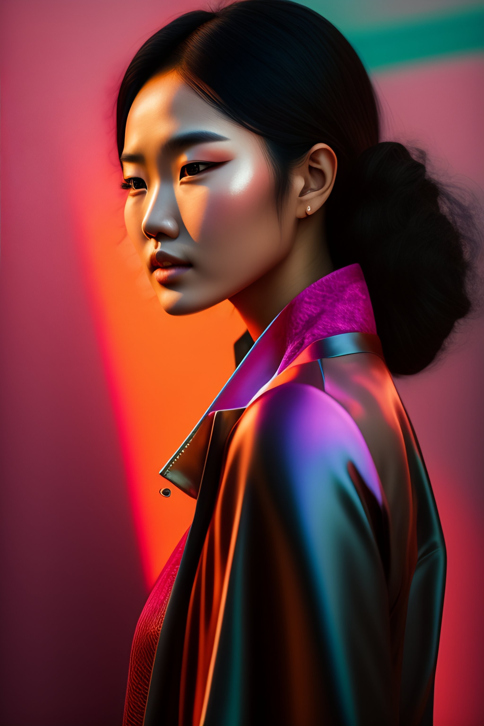 Lexica - (((Thai woman))), beautiful young model woman standing against ...