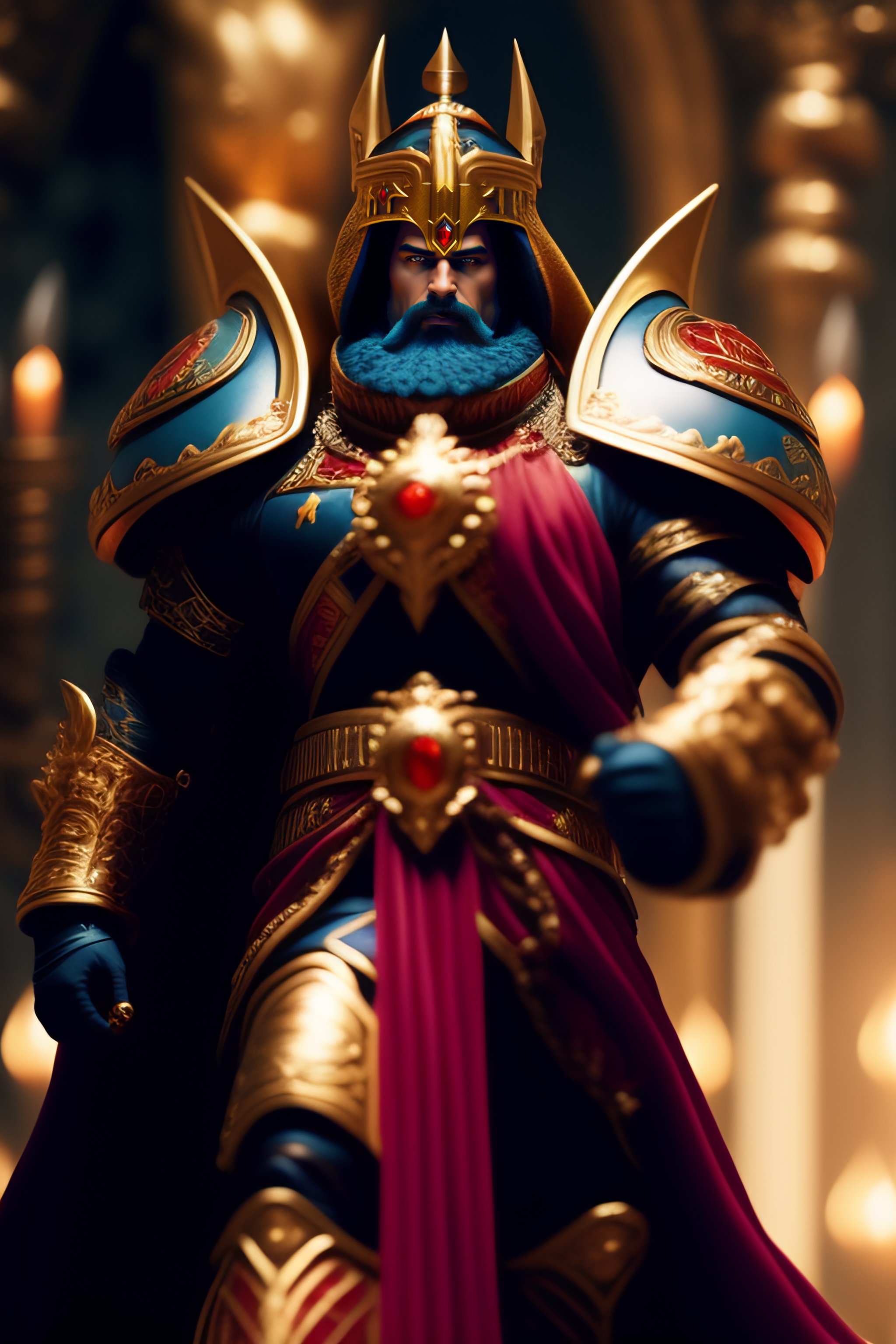 Lexica - Henry kavil as emperor of mankind, warhammer 40k